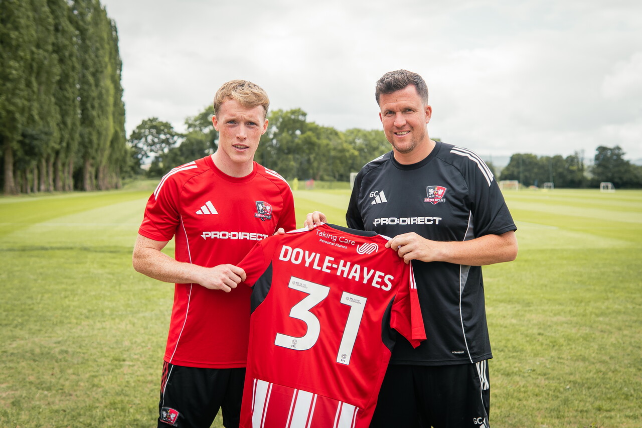 Jake Doyle-Hayes is our new No.31! | Exeter City F.C.