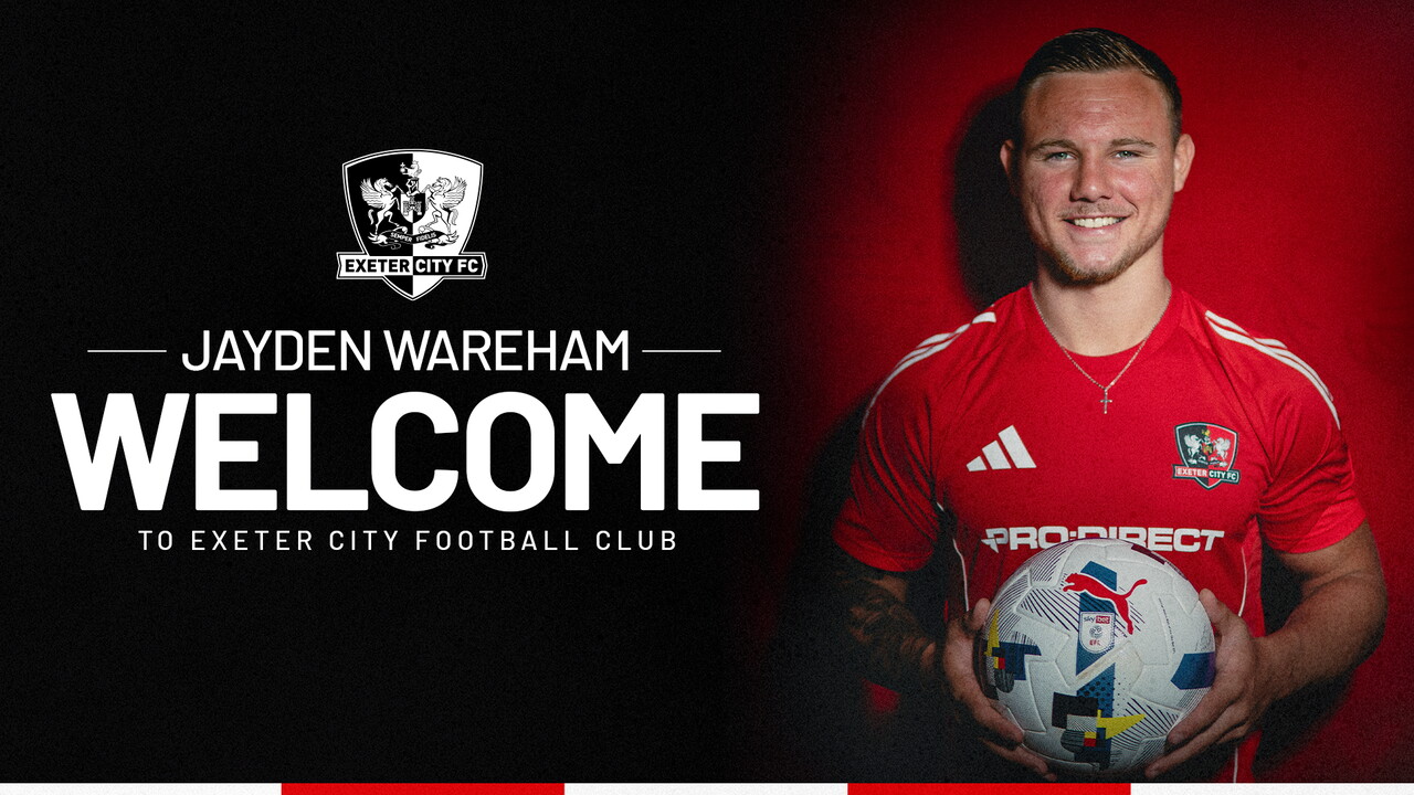 Jayden Wareham joins City! | Exeter City F.C.
