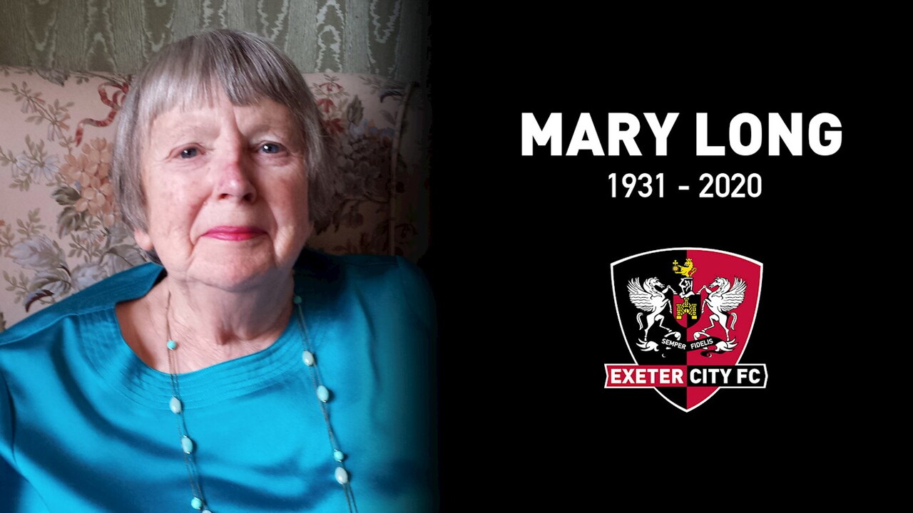 ️ Mary Long: 1931 - 2020 | Exeter City F.C.