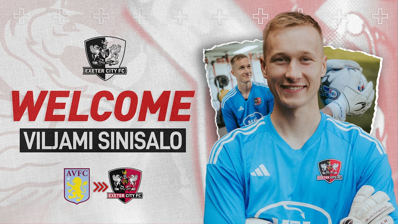 🇫🇮 Viljami Sinisalo signs for City! | Exeter City F.C.