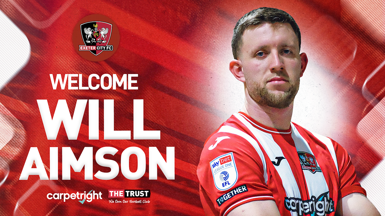 ️ Will Aimson is a Grecian! | Exeter City F.C.