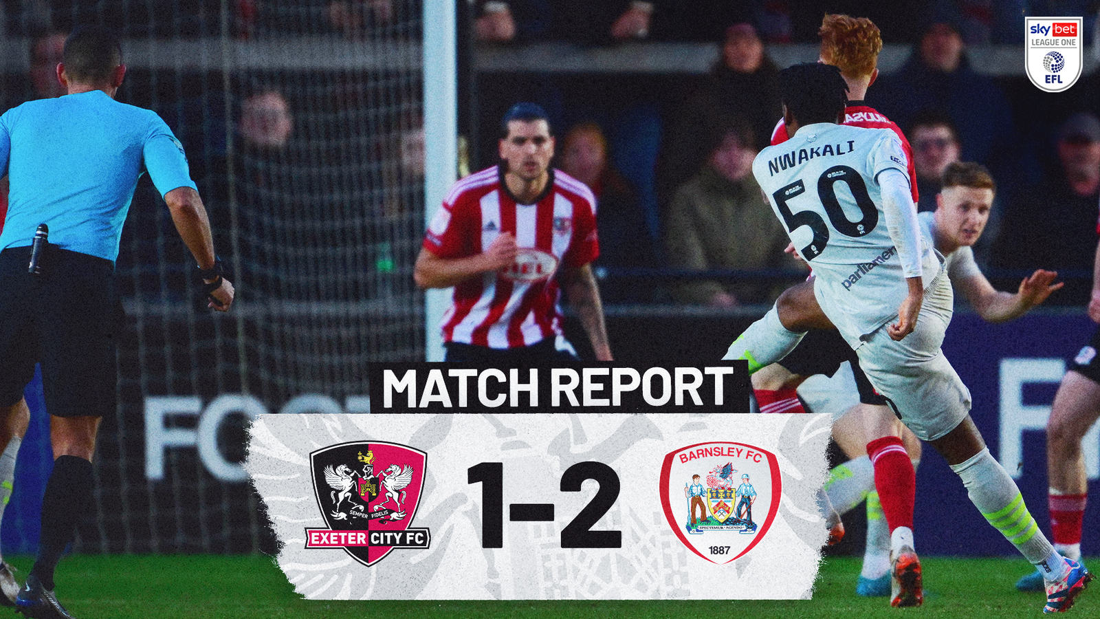 Match Report: Exeter City 1 Barnsley 2 | Exeter City F.C.