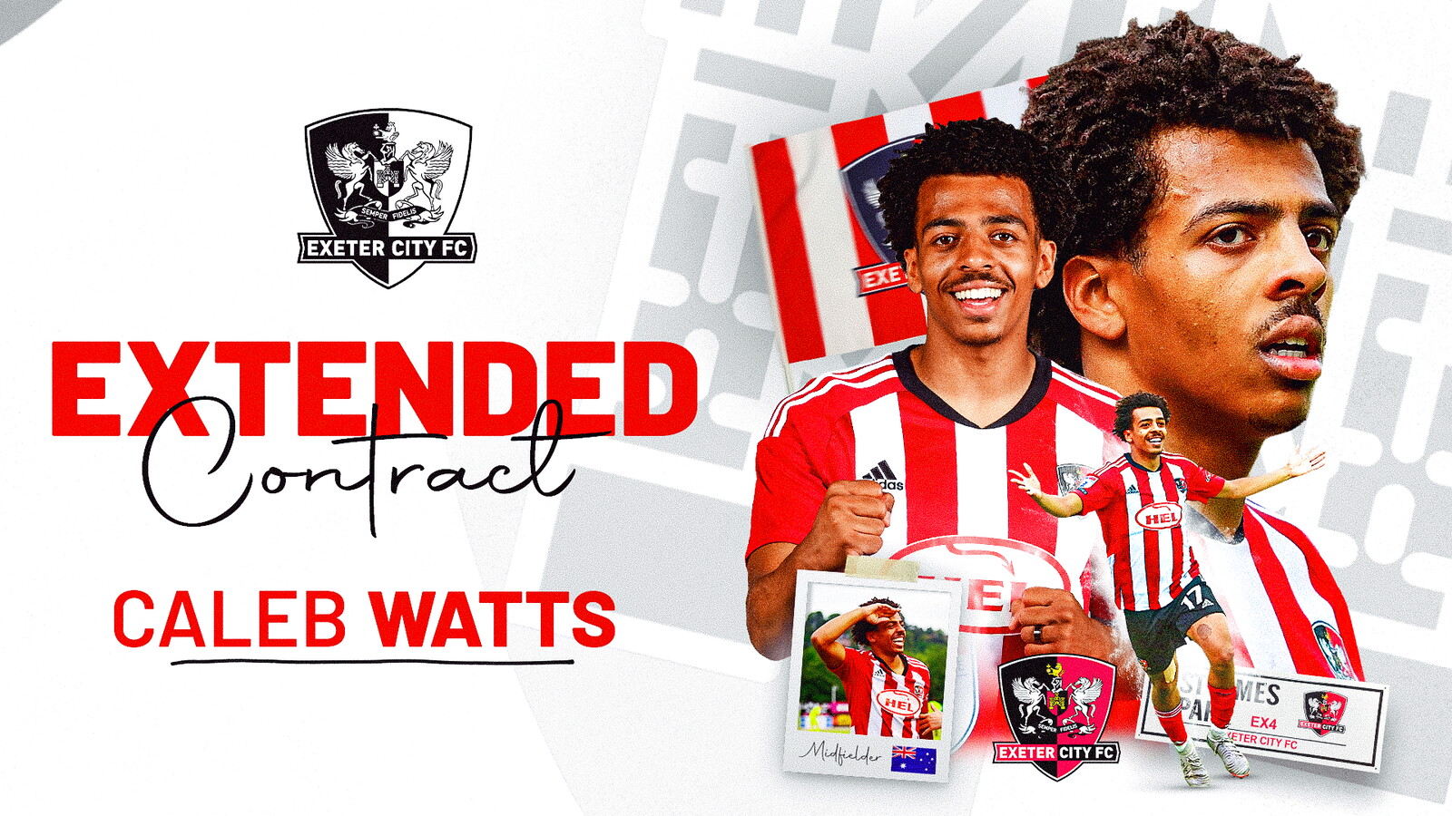 Caleb Watts extends his City contract! | Exeter City F.C.