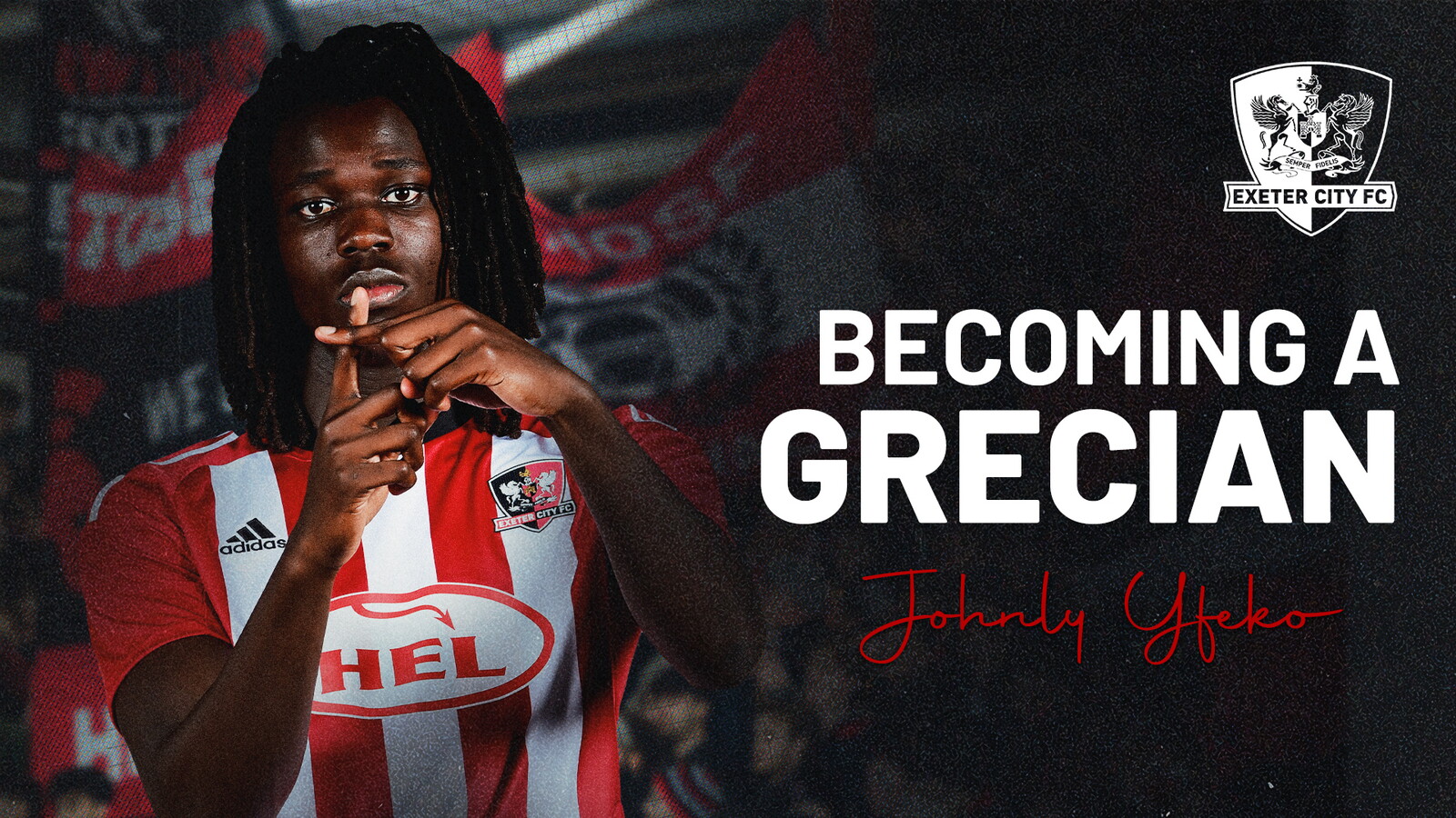 Johnly Yfeko on signing permanent deal | Exeter City F.C.