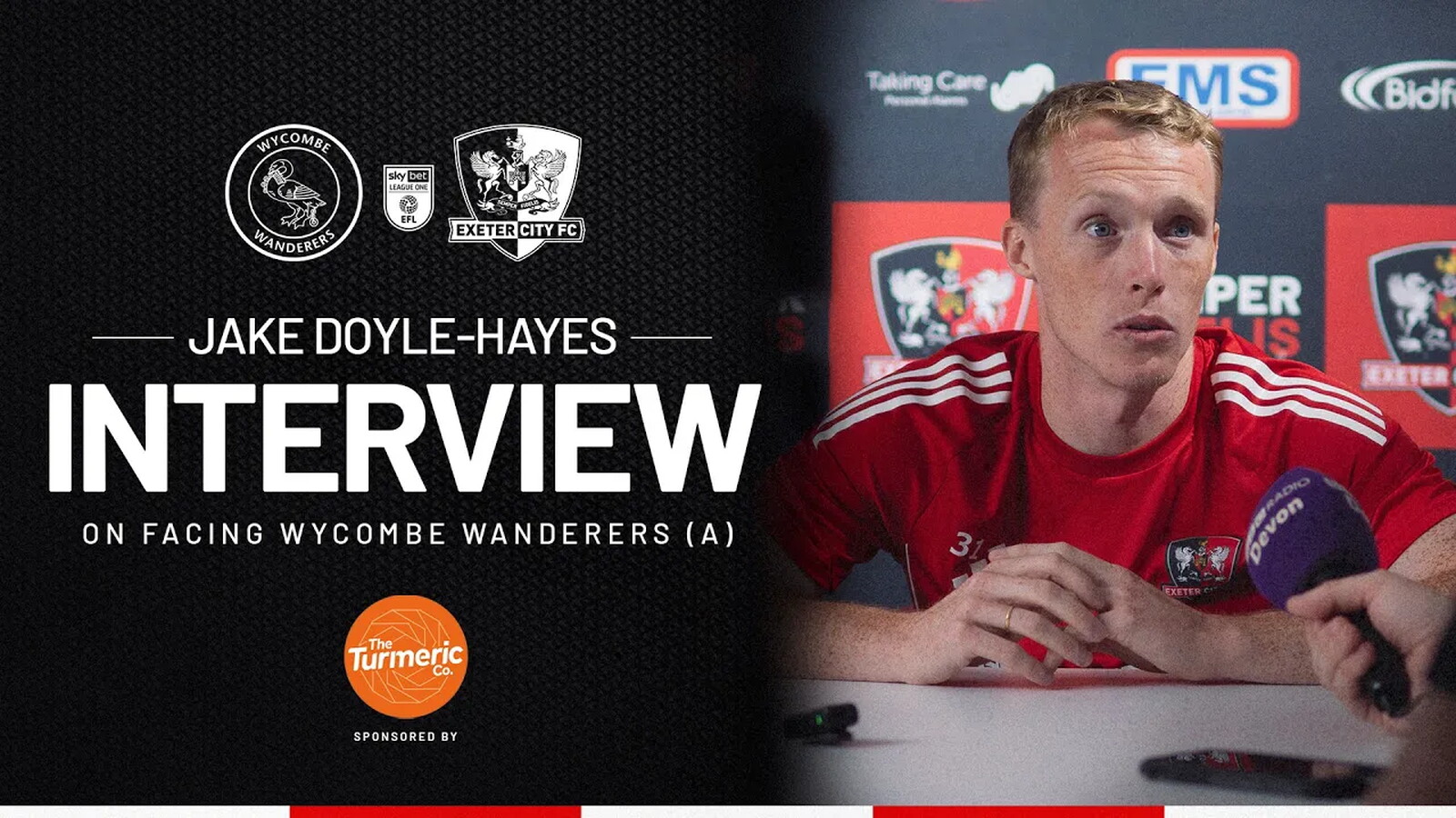 Jake Doyle-Hayes pre Wycombe | Exeter City F.C.