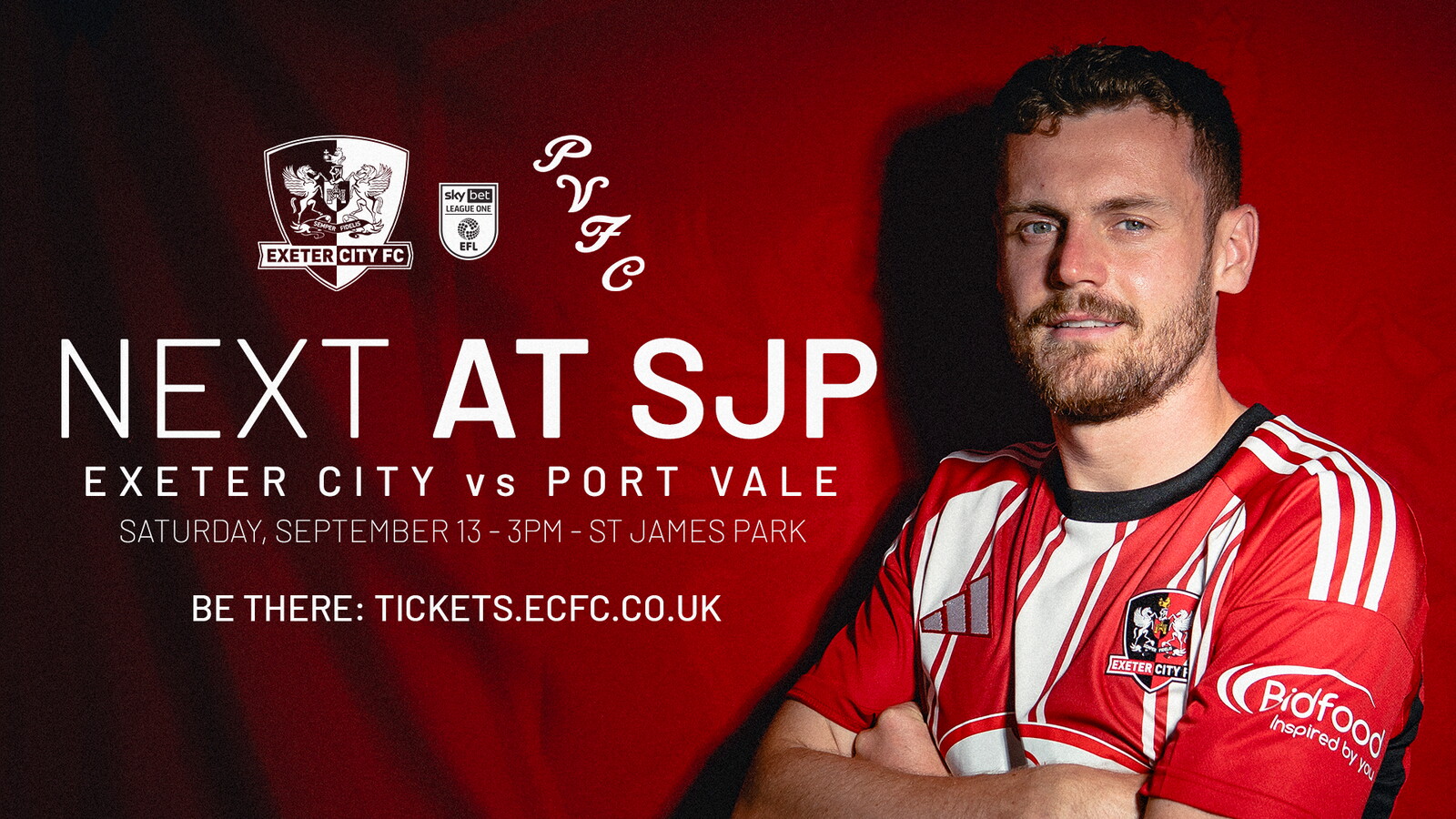 Home tickets: Port Vale (13/9/25) | Exeter City F.C.