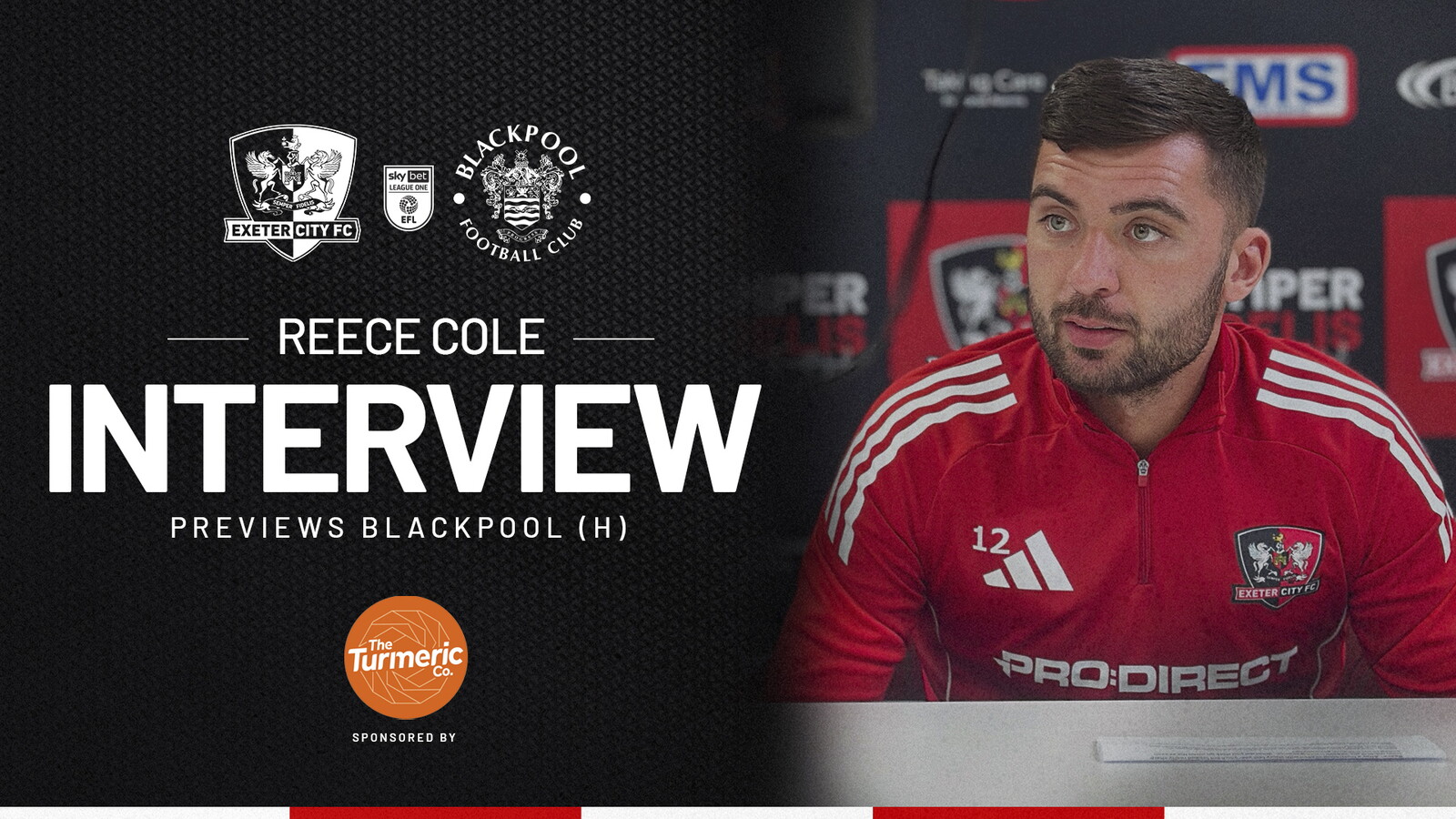 Reece Cole on Blackpool clash | Exeter City F.C.