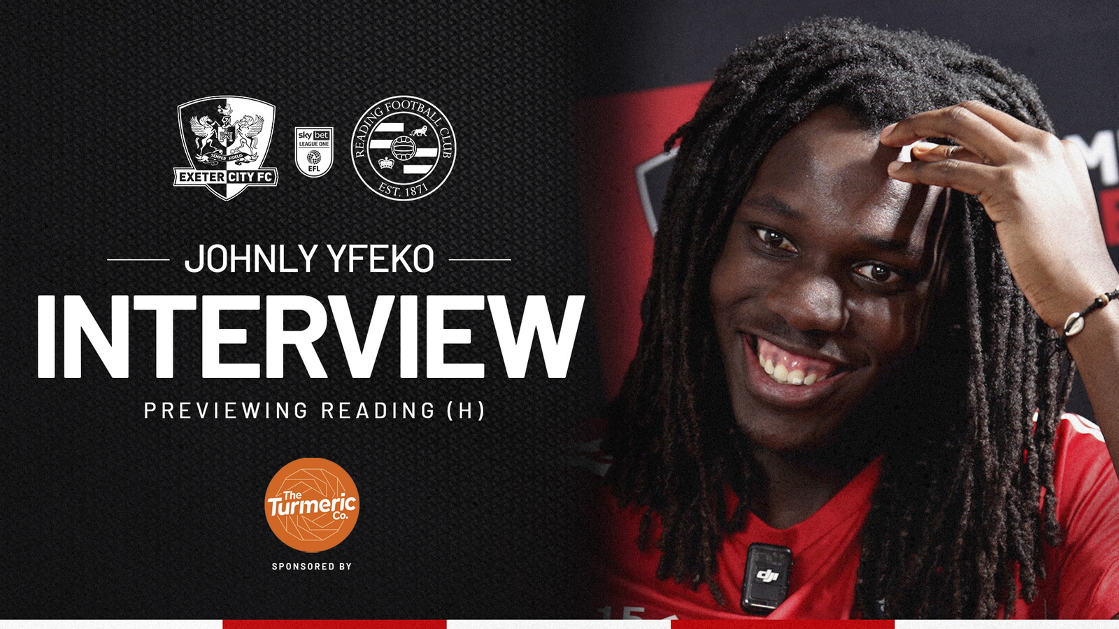 Johnly Yfeko on facing Reading at home | Exeter City F.C.