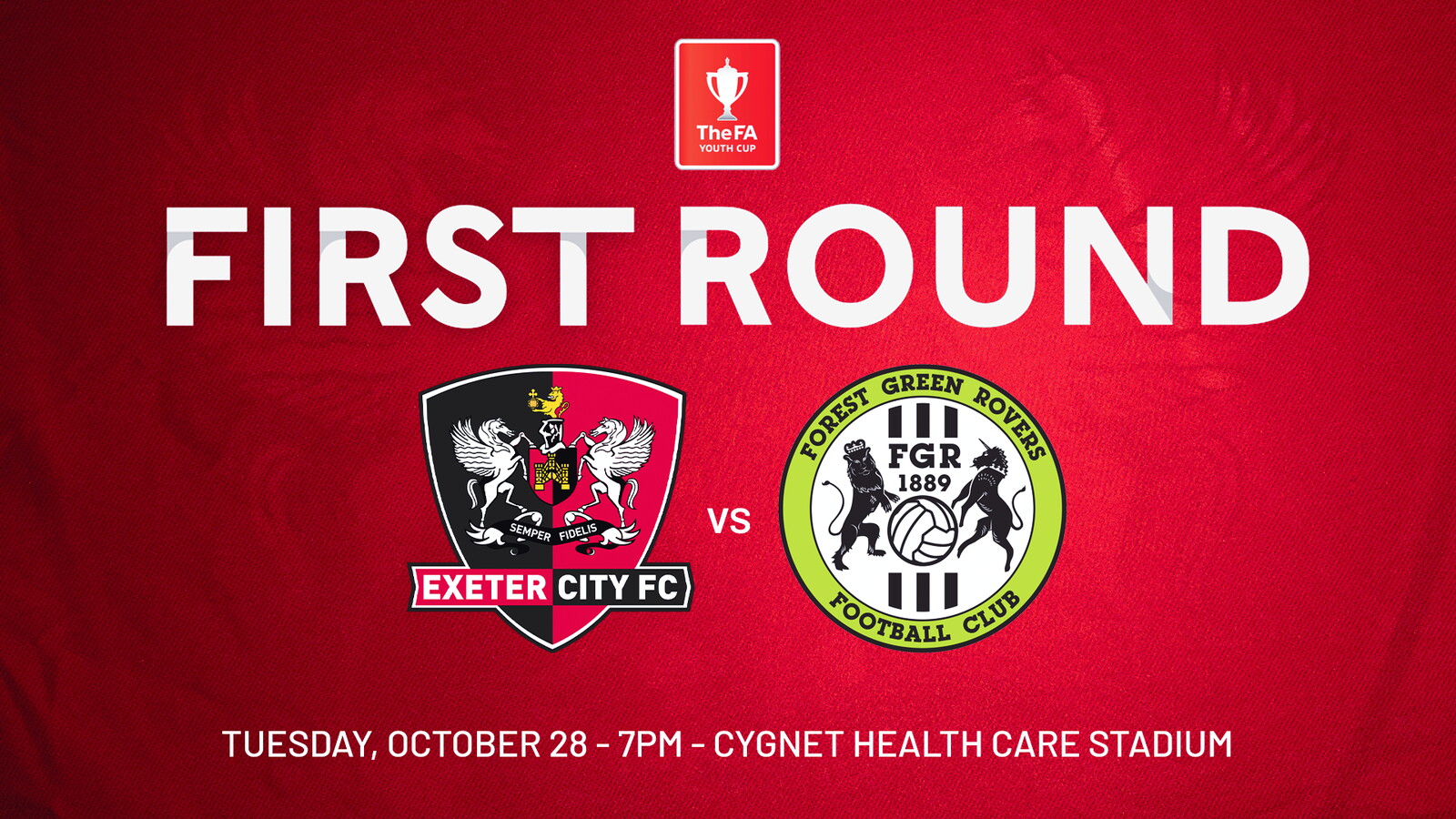 FA Youth Cup details Confirmed as City take on Forest Green Rovers ...