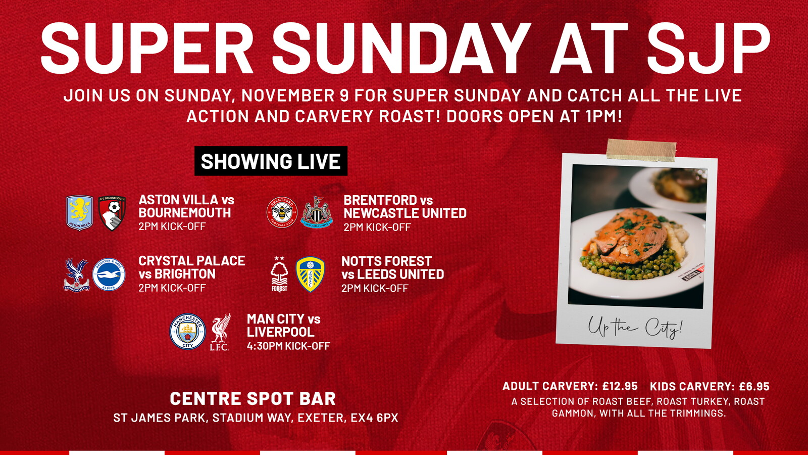 Join us for Super Sunday at The Park | Exeter City F.C.