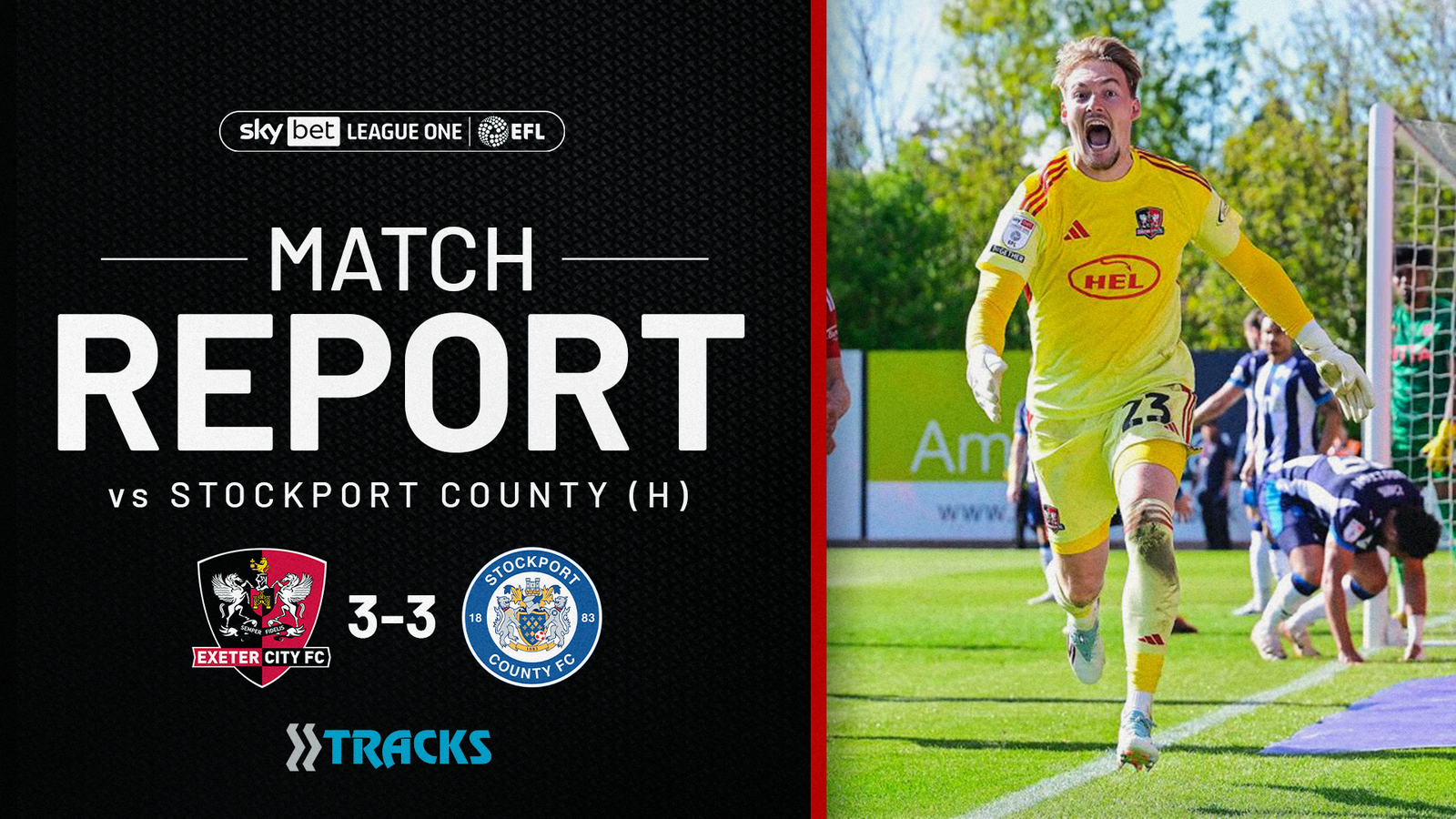 Match Report: Exeter City 3 Stockport County 3 | Exeter City F.C.