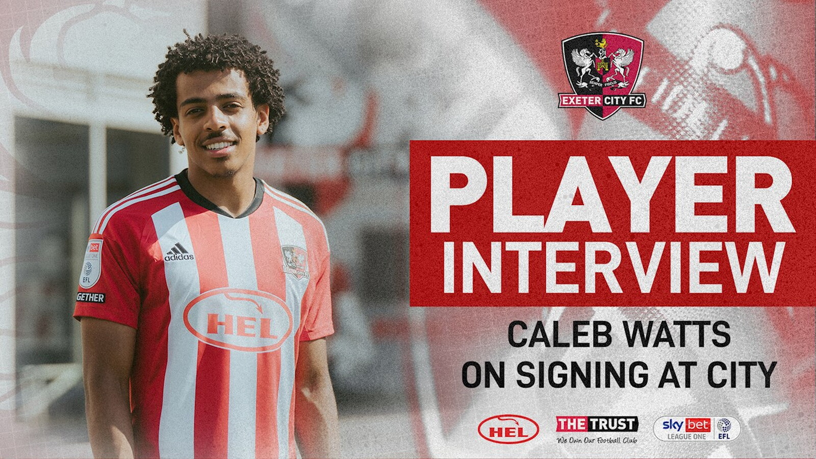 💬 Caleb Watts on joining the Grecians | Exeter City F.C.