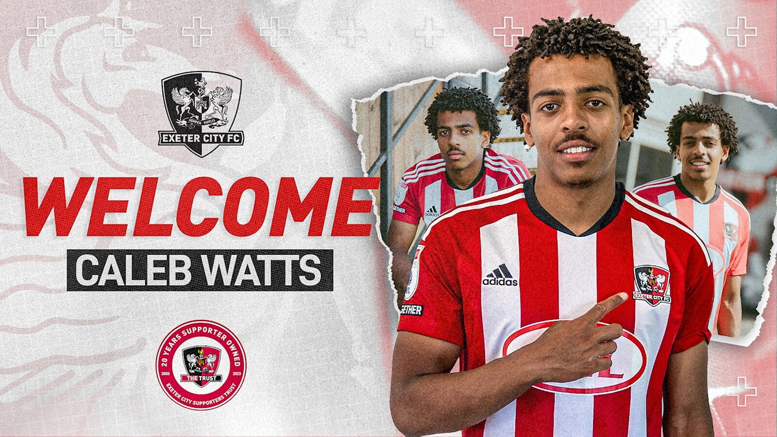 ️ Caleb Watts joins on short-term deal | Exeter City F.C.