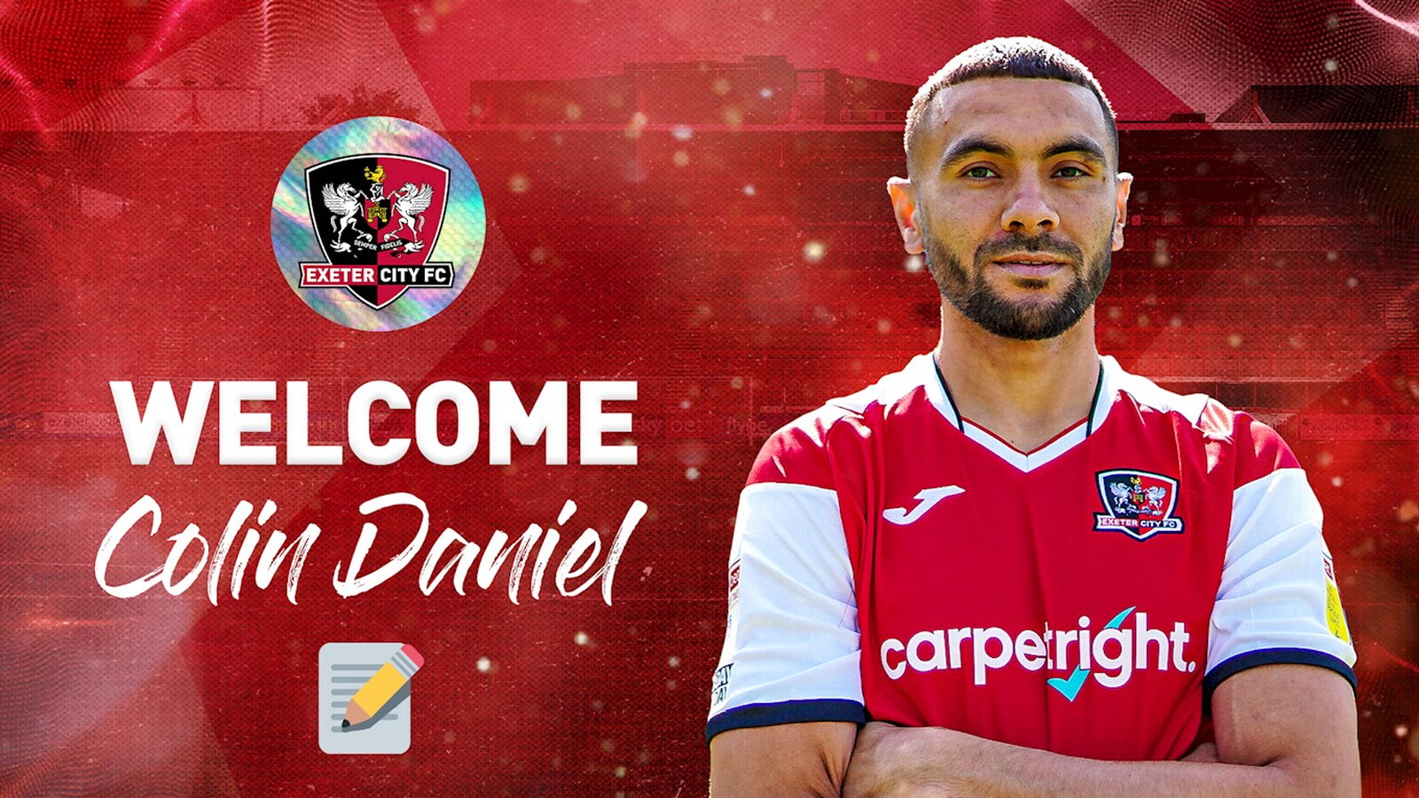 ️ Exeter City sign Colin Daniel | Exeter City F.C.