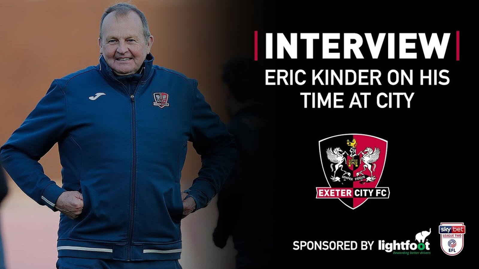 💬 Eric Kinder: "I’ve had an absolutely fantastic time." | Exeter City F.C.