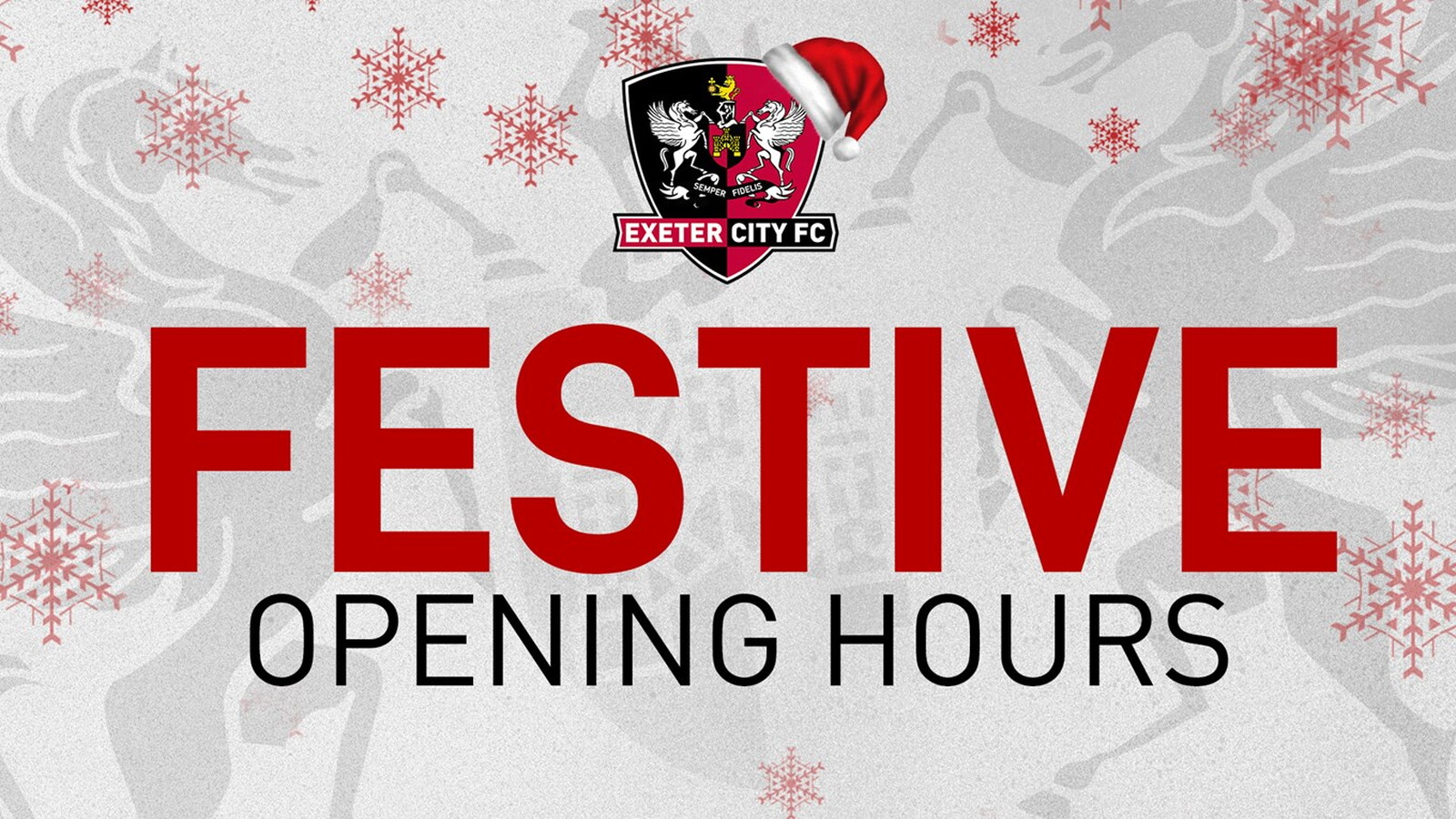 Festive opening hours 2025 | Exeter City F.C.