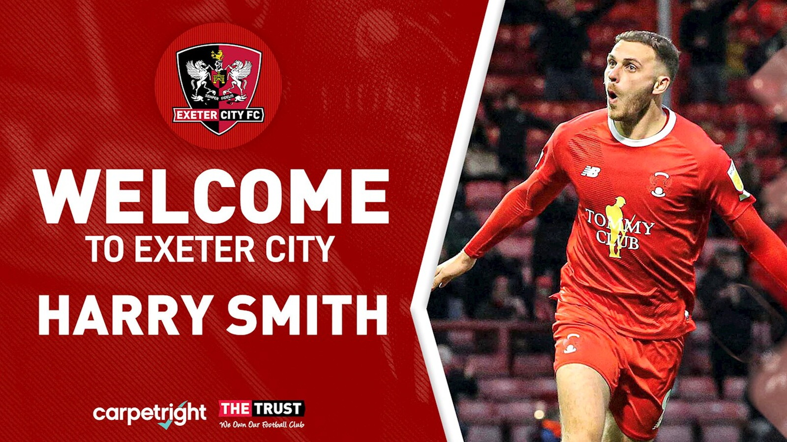 ️ Welcome, Harry Smith | Exeter City F.C.