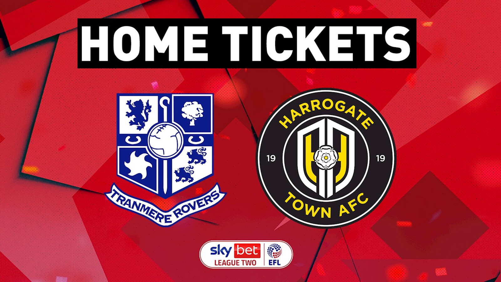 🎟 Tranmere Rovers and Harrogate Town tickets sold out | Exeter City F.C.