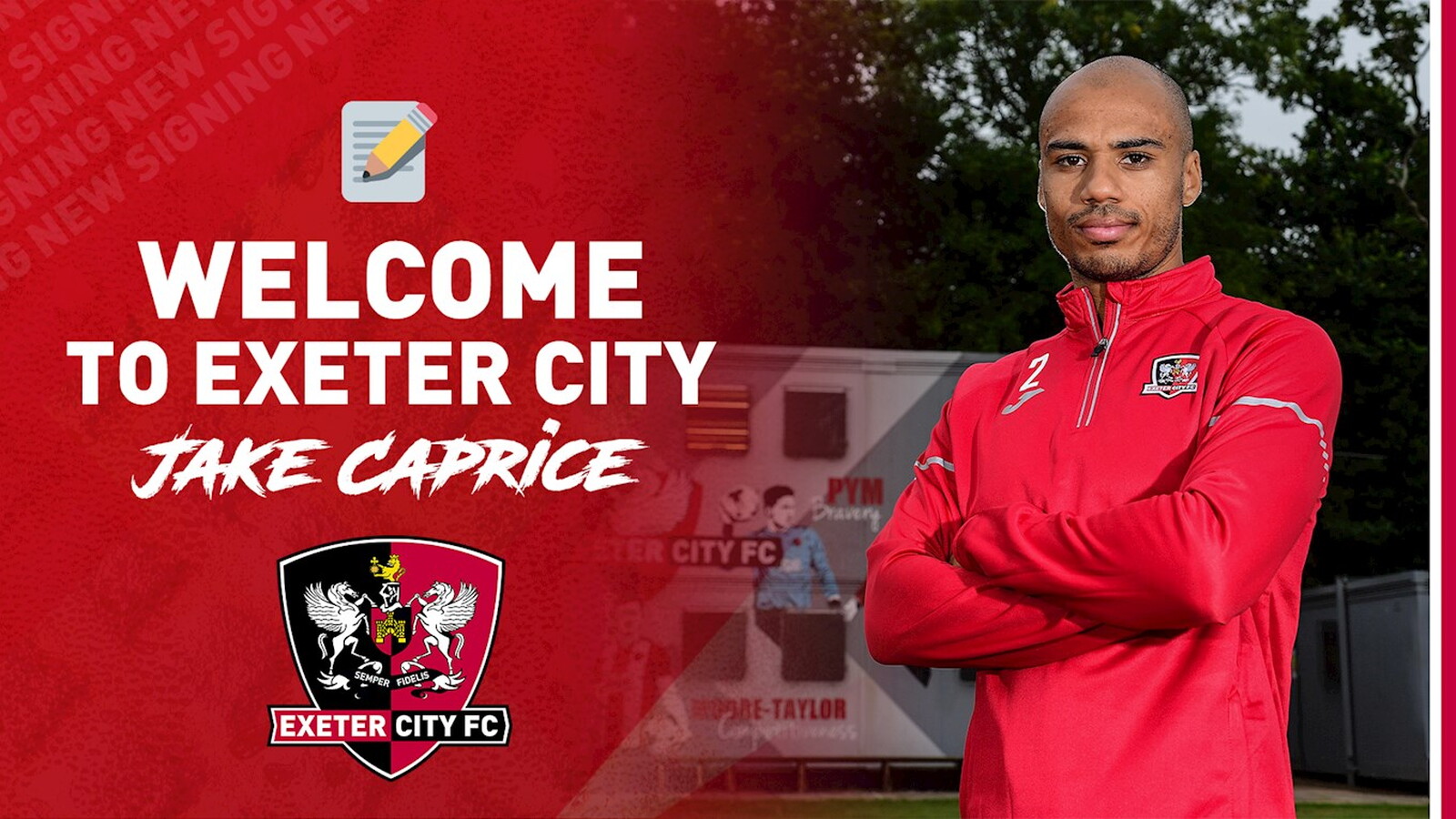 ️ Jake Caprice signs for Exeter City | Exeter City F.C.