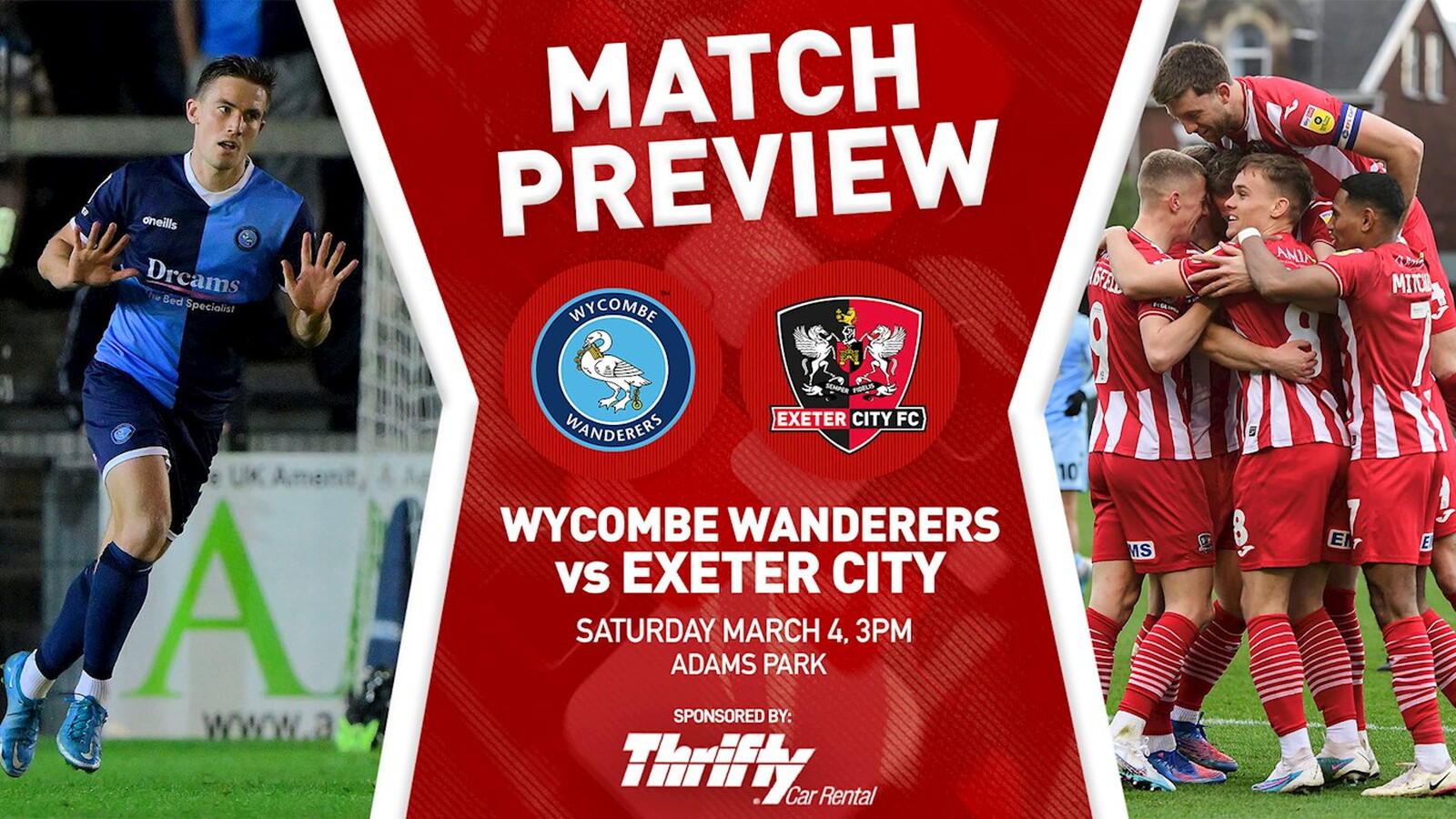 📝 Match Preview: Wycombe Wanderers (A) | Exeter City F.C.