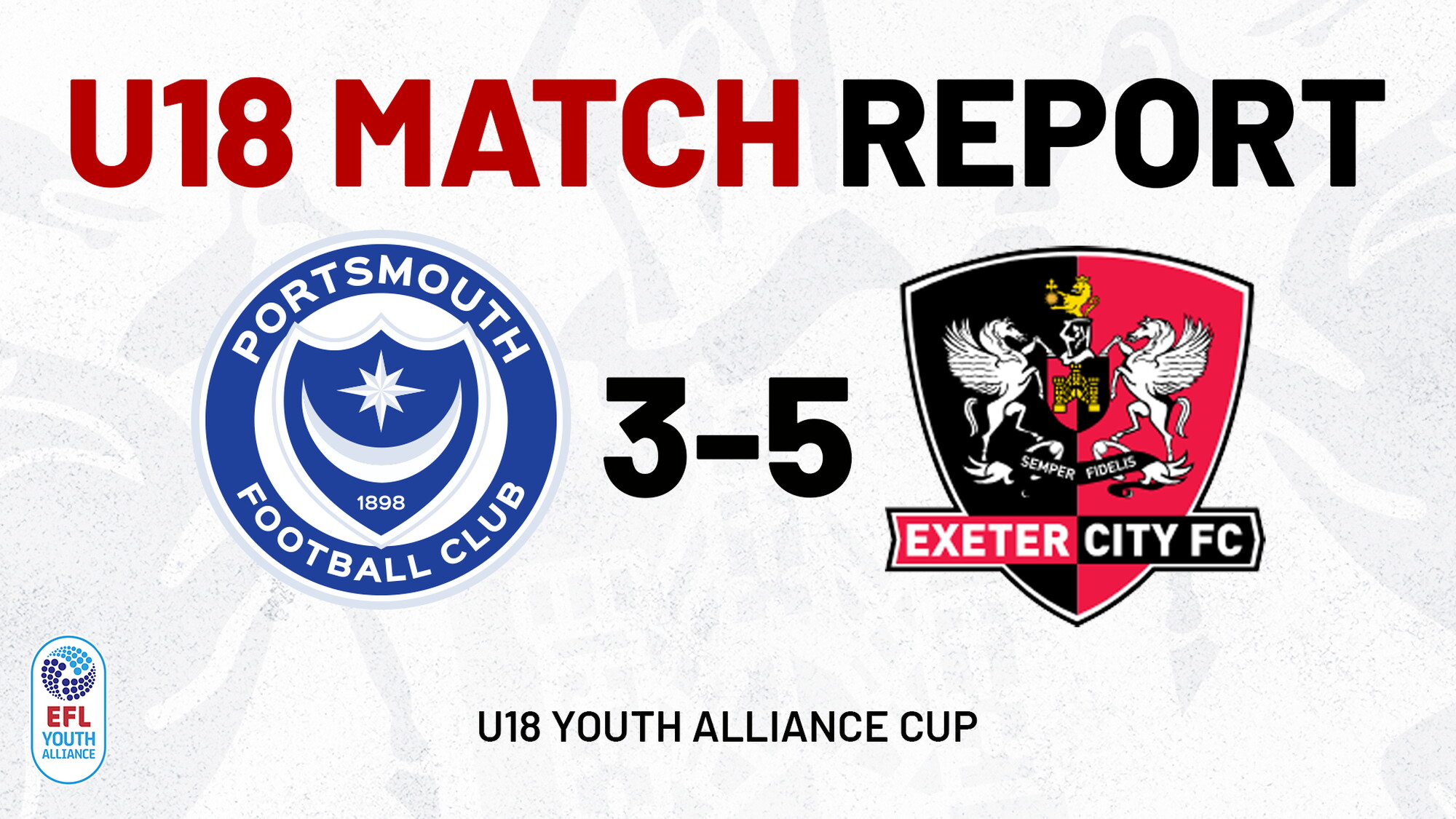 Under-18 Match Report: Portsmouth 3 Exeter City 5 | Exeter City F.C.