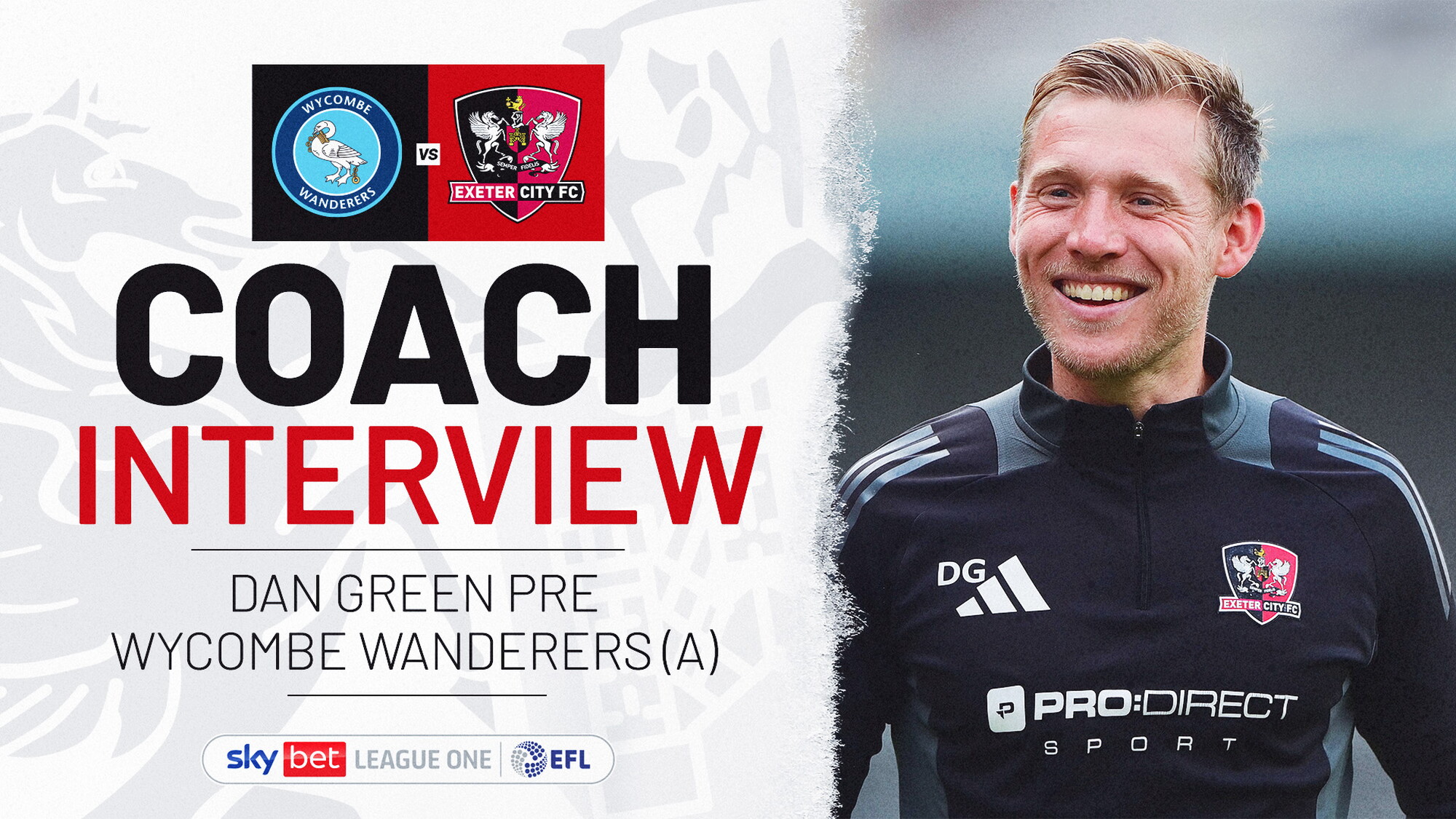 Dan Green previews Wycombe clash | Exeter City F.C.