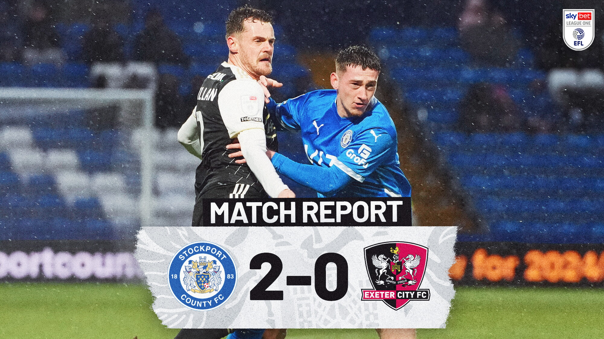 Match Report: Stockport County 2 Exeter City 0 | Exeter City F.C.