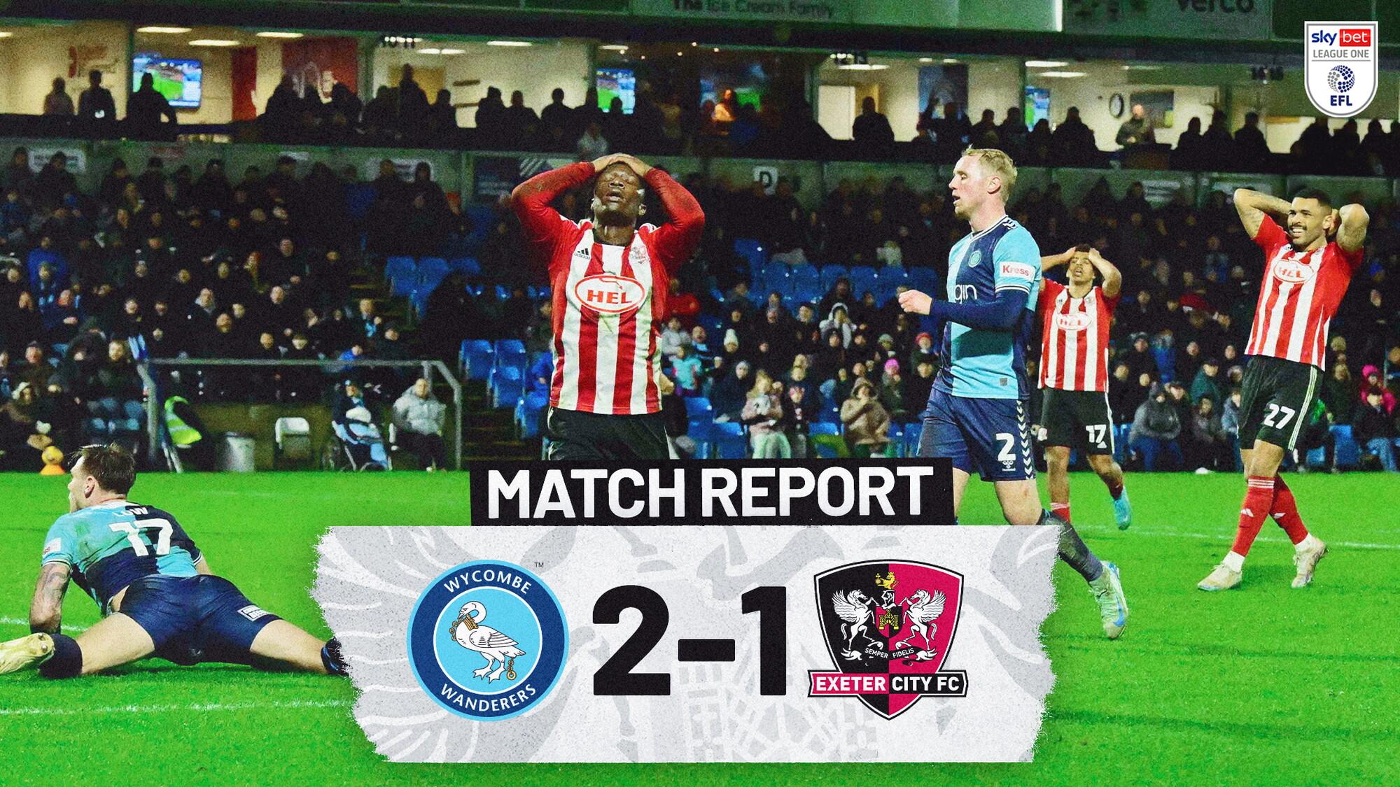 Match Report: Wycombe Wanderers 2 Exeter City 1 | Exeter City F.C.
