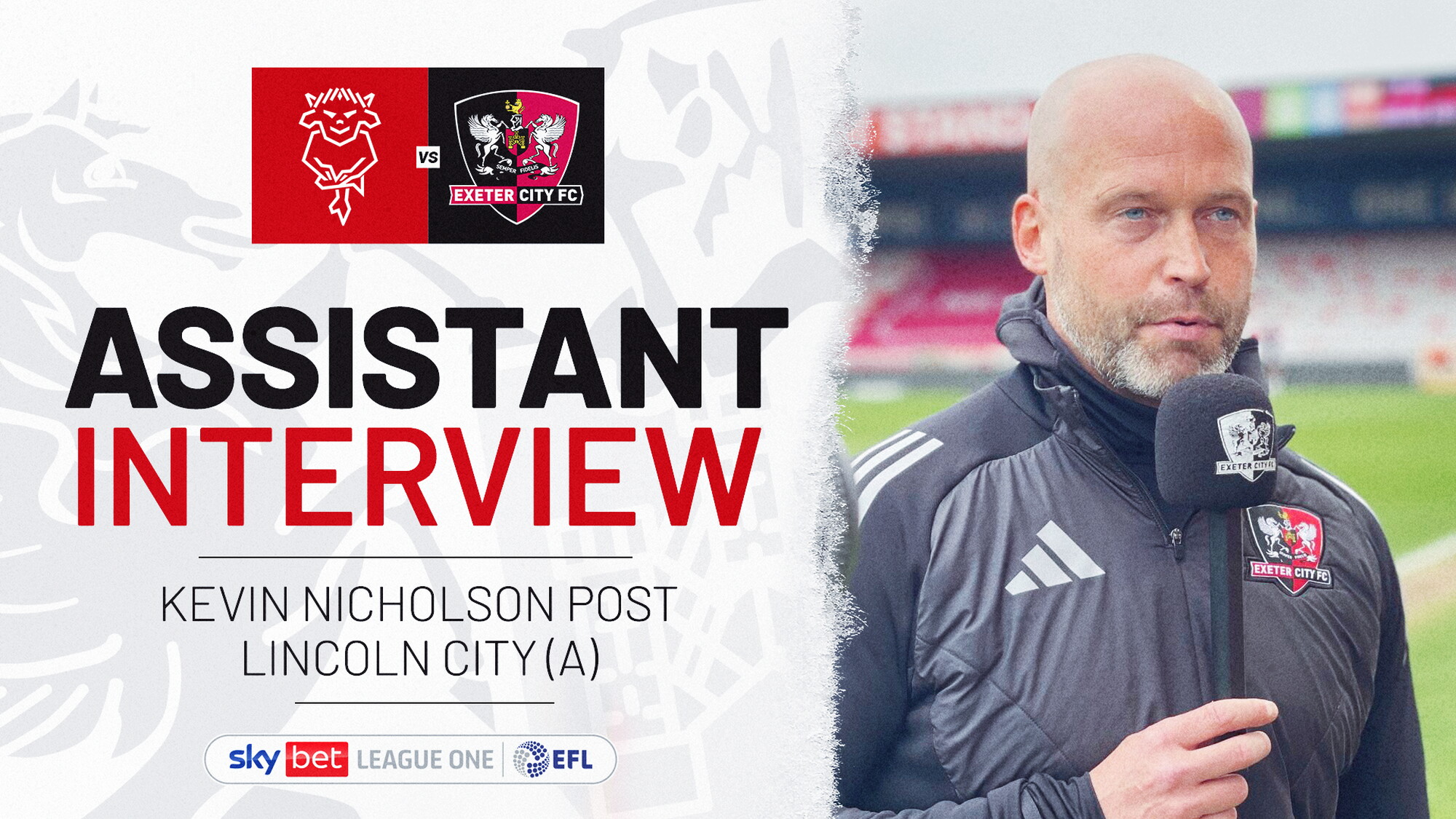 Kevin Nicholson on draw at Lincoln | Exeter City F.C.