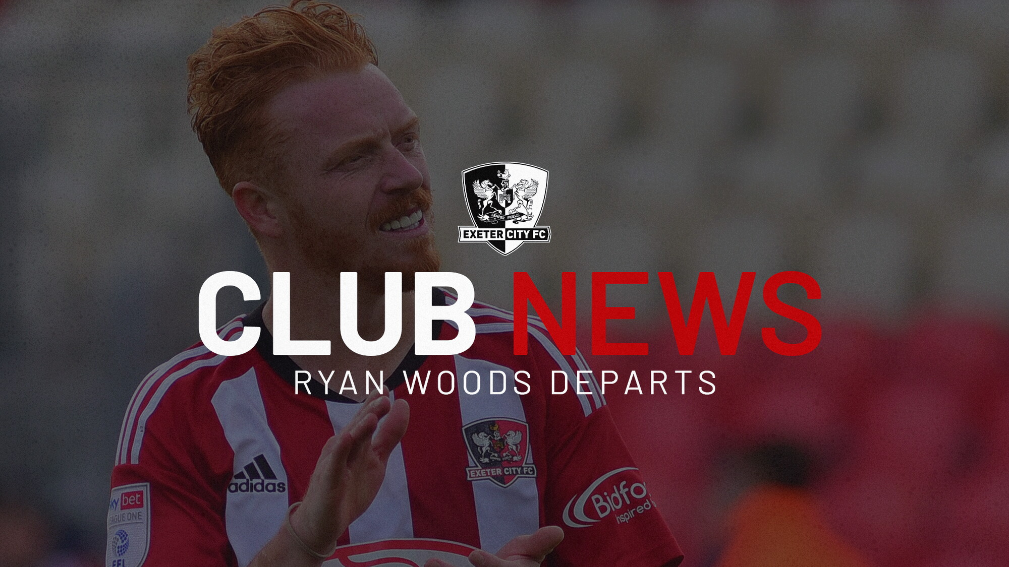 Ryan Woods leaves by mutual consent | Exeter City F.C.