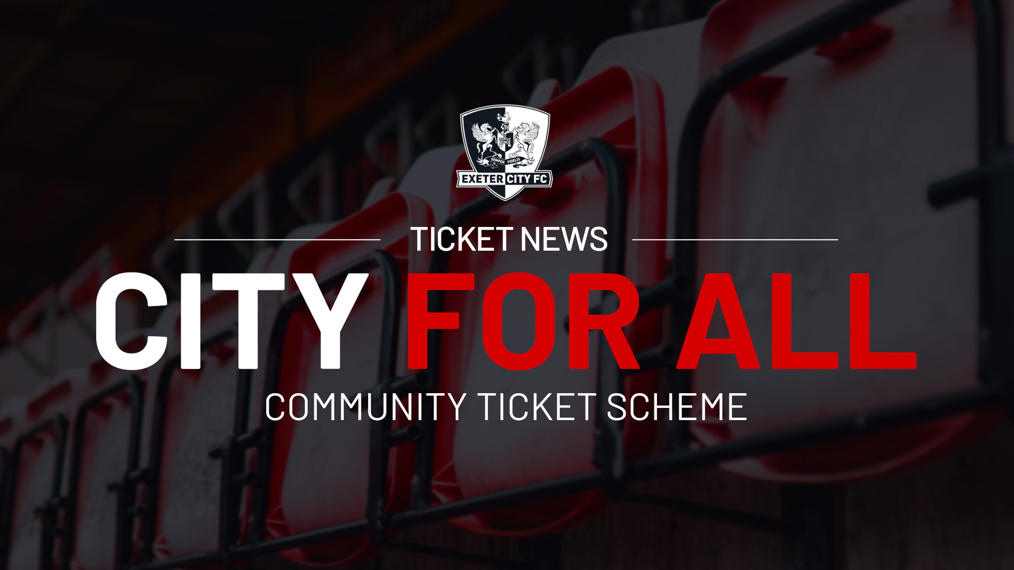 City for All returns for 25/26 | Exeter City F.C.