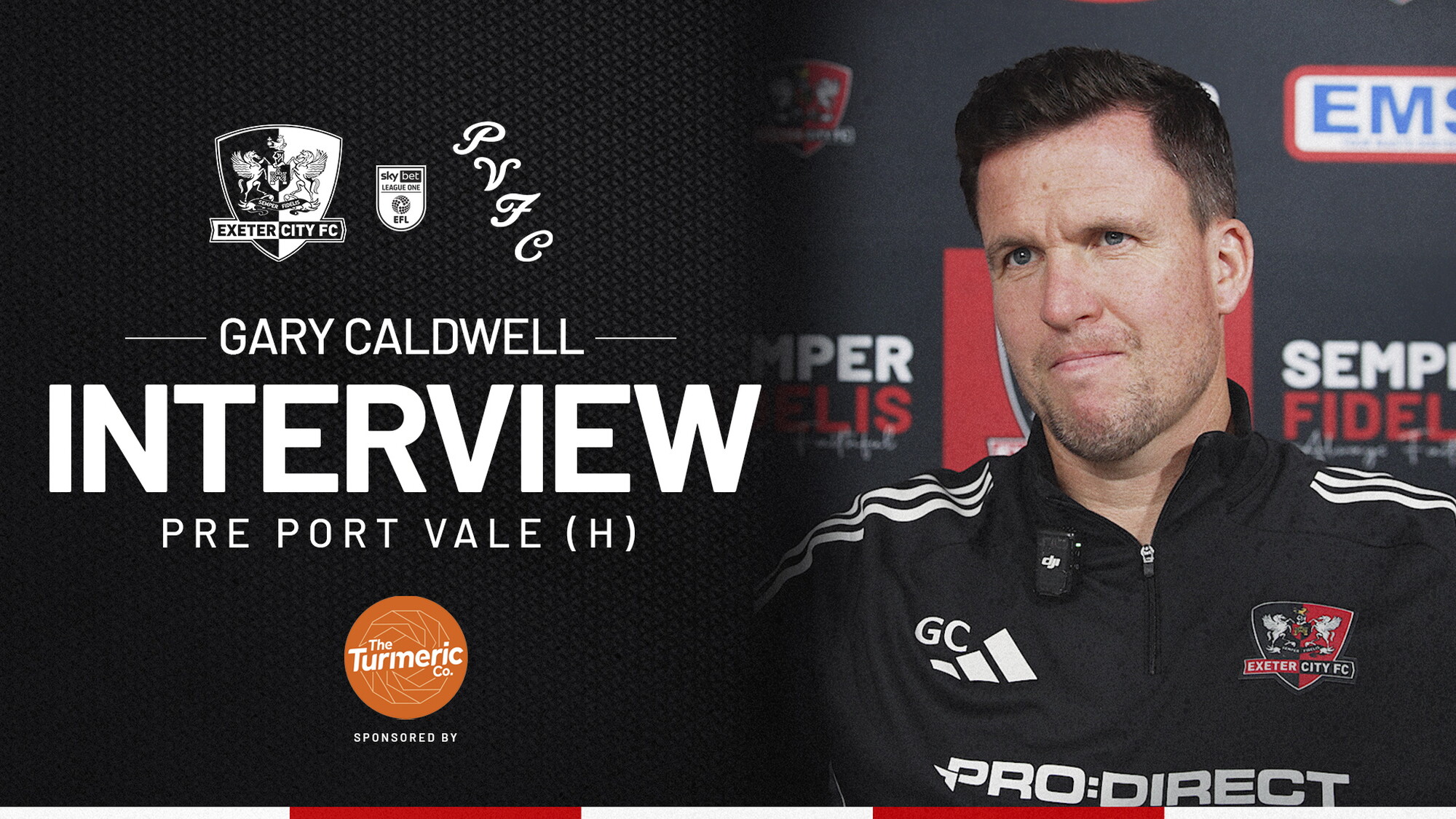 Gary Caldwell previews Port Vale at SJP (H) | Exeter City F.C.
