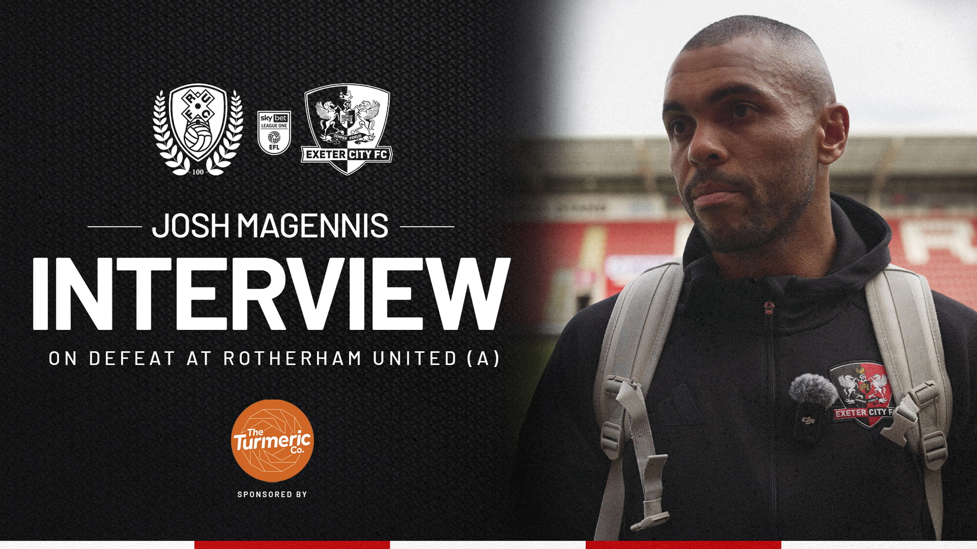 Josh Magennis reacts to losing at Rotherham | Exeter City F.C.