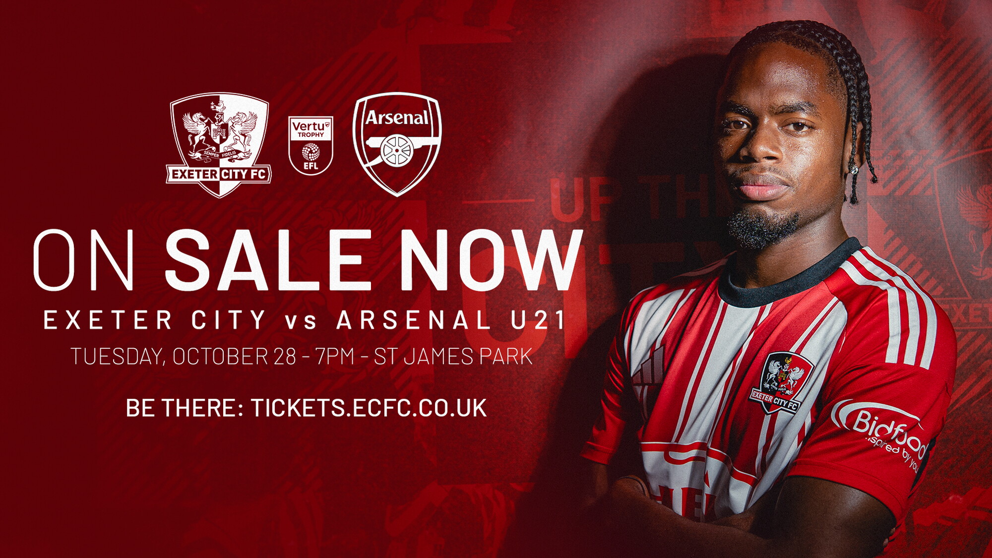 Home Tickets: Arsenal U21 (28/10/25) | Exeter City F.C.