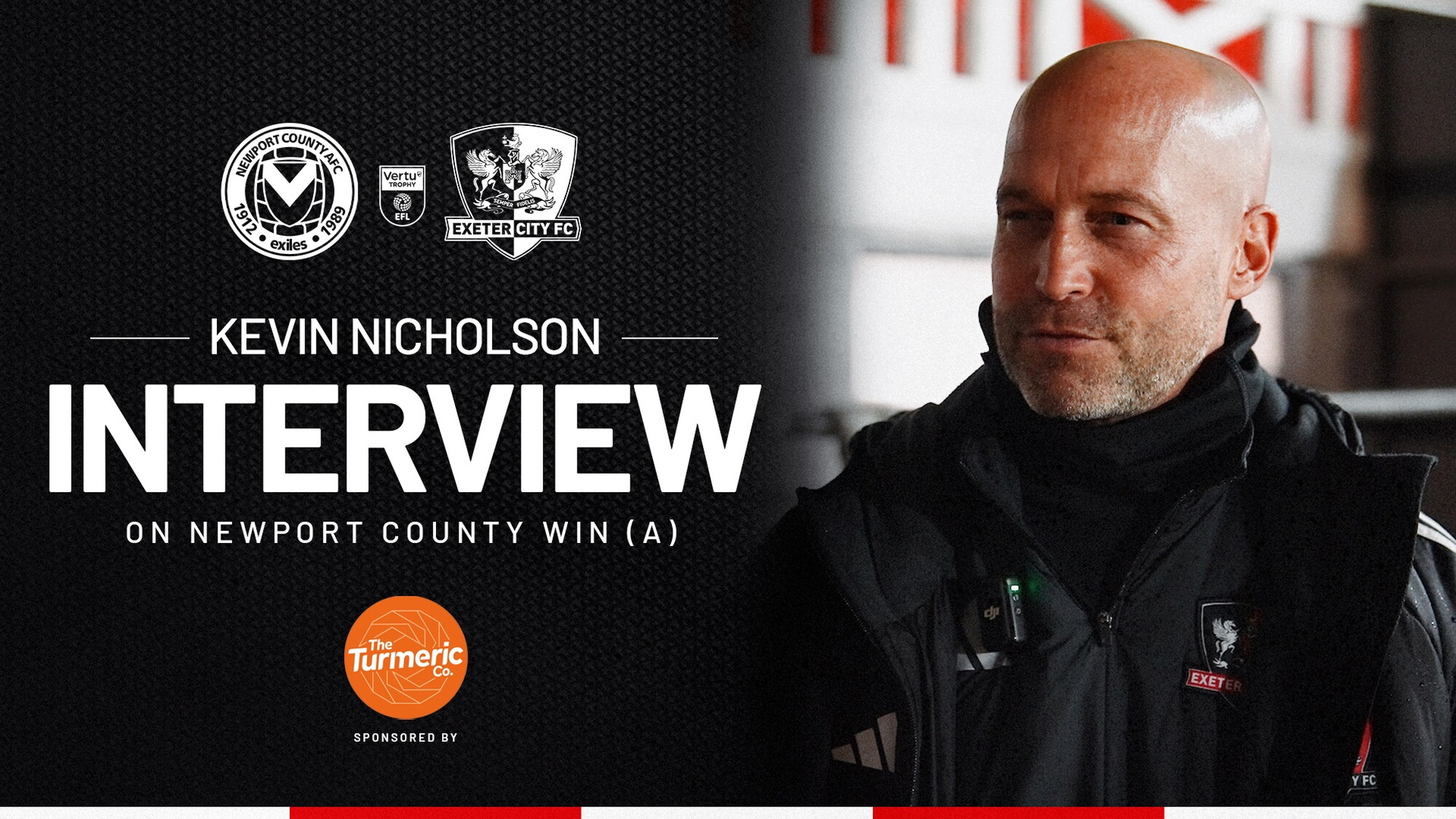 Kevin Nicholson reacts to Newport County win (A) | Exeter City F.C.