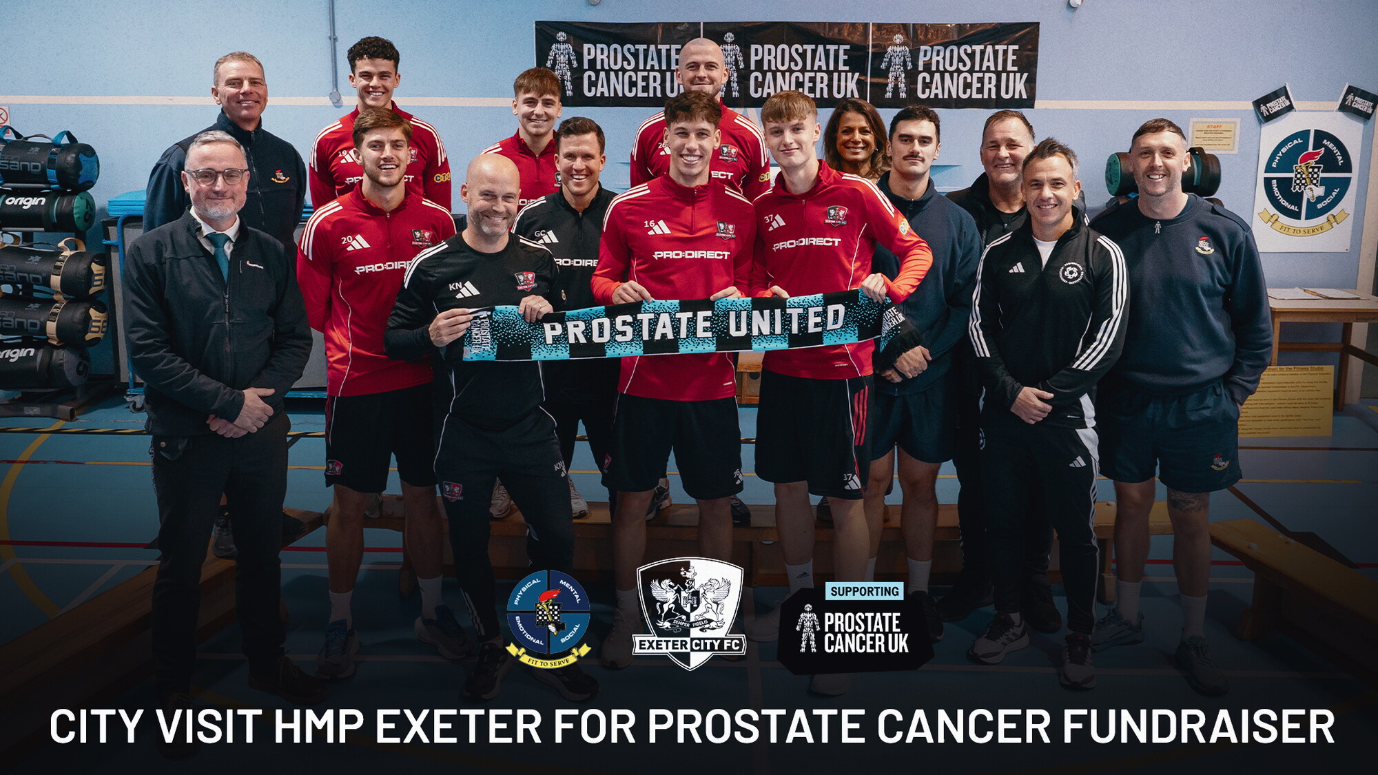 Exeter City supports prison officers in fundraising challenge | Exeter ...
