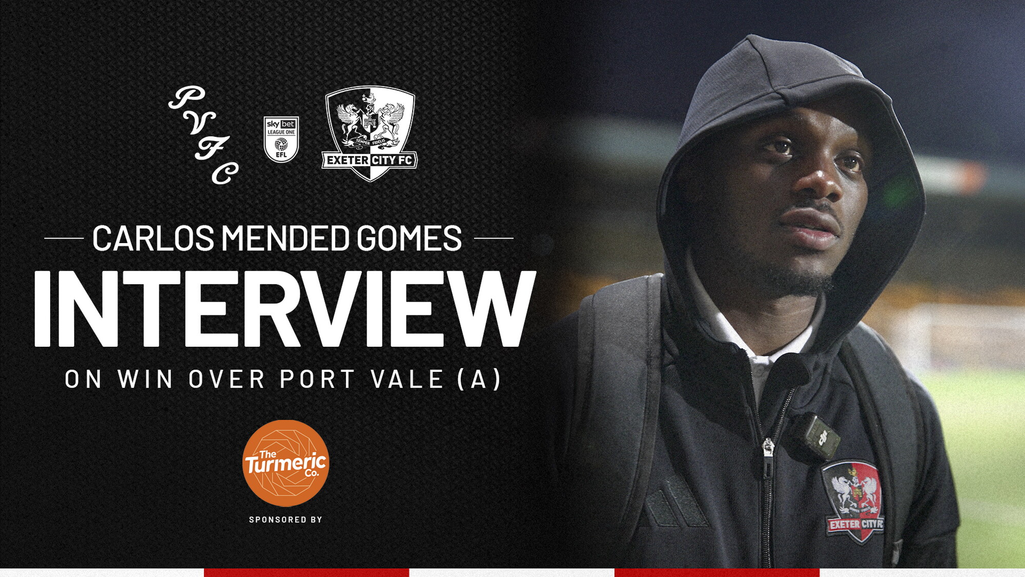 Carlos Mendes Gomes on win over Port Vale (A) | Exeter City F.C.