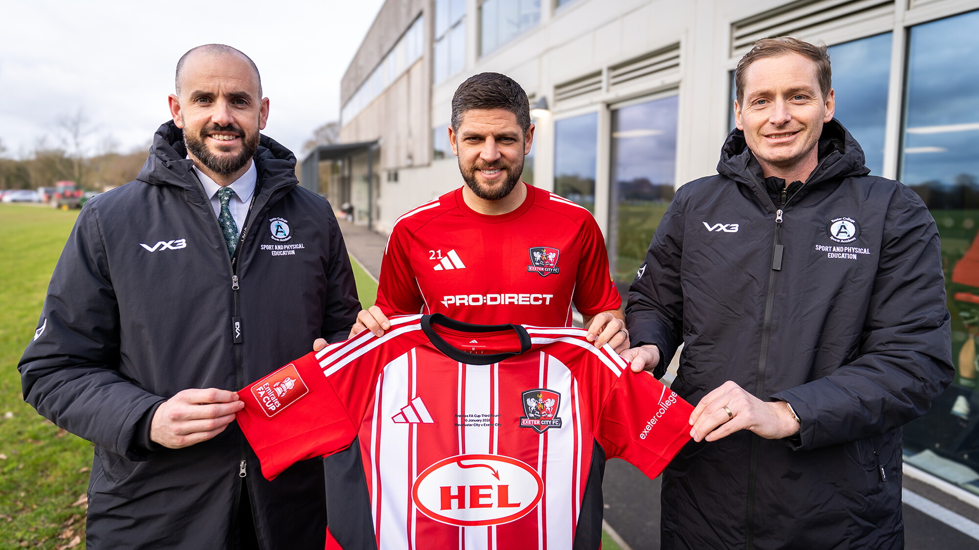 Exeter City FC welcomes Exeter College as sleeve sponsor for historic ...