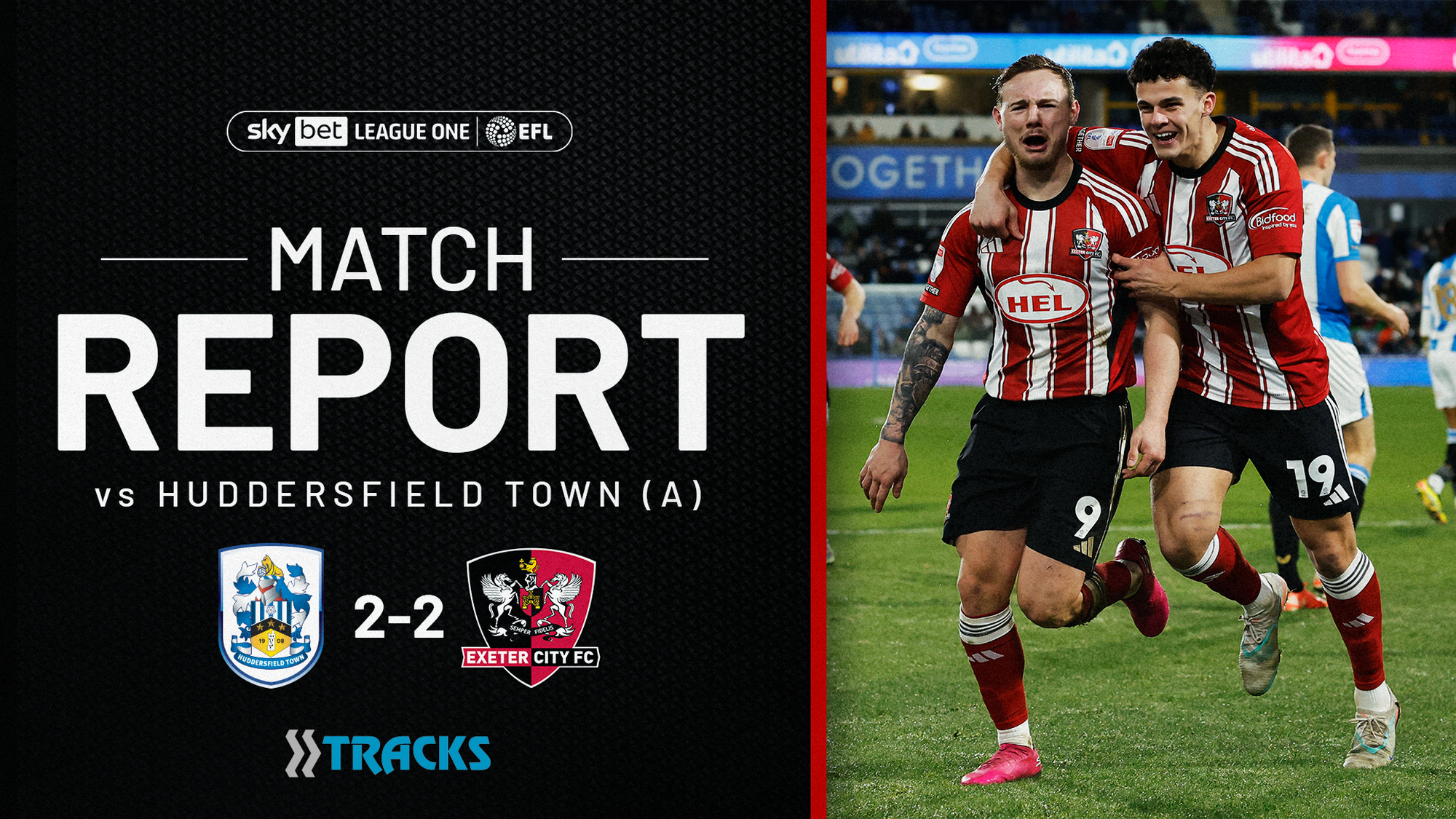 Match Report: Huddersfield Town 2 Exeter City 2 | Exeter City F.C.