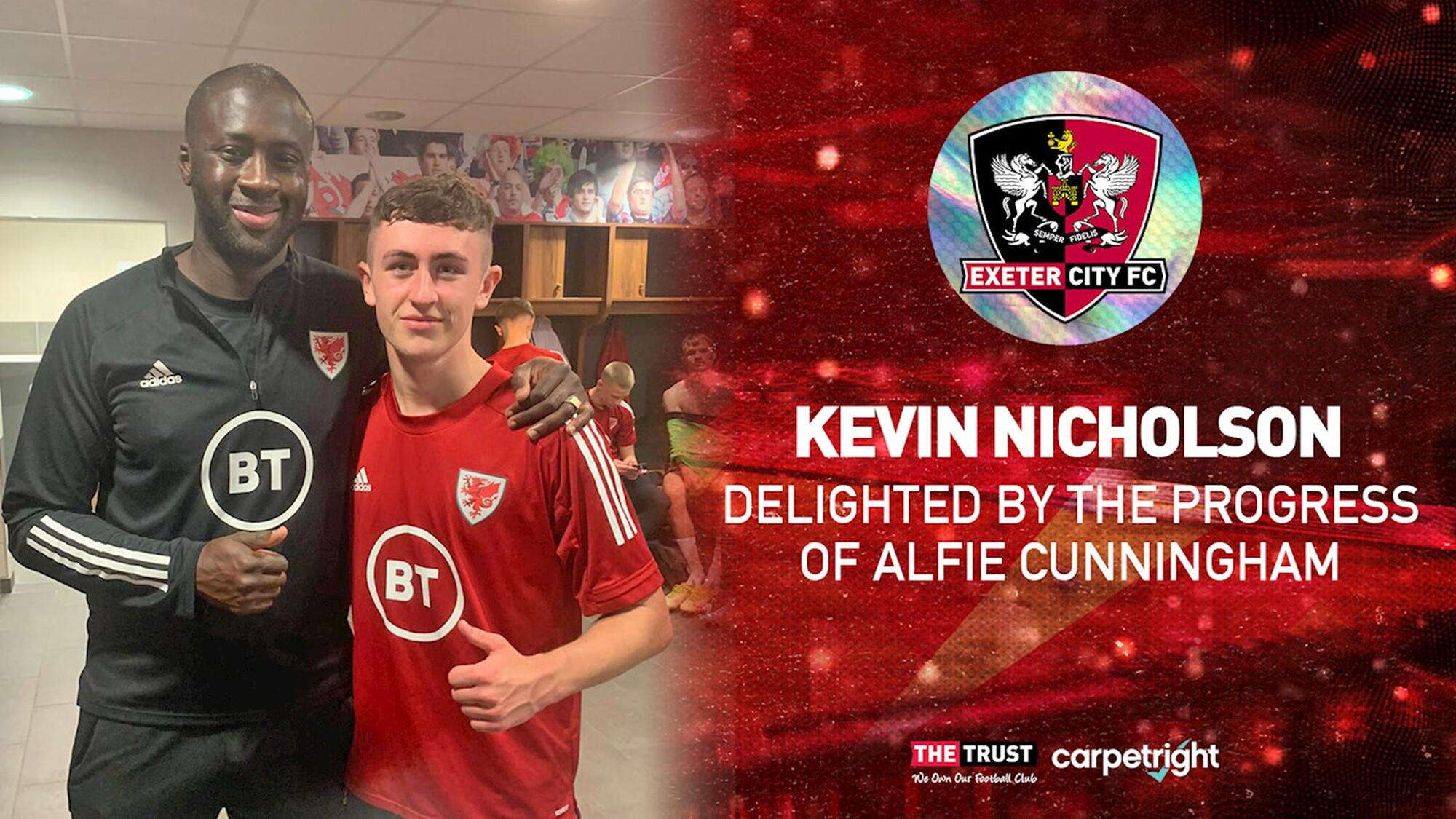 📝 Kevin Nicholson delighted with Alfie Cunningham's progress | Exeter ...