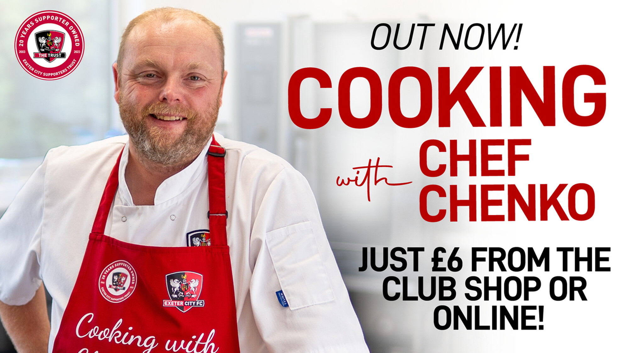 📖 Cooking with Chef Chenko: On sale now! | Exeter City F.C.