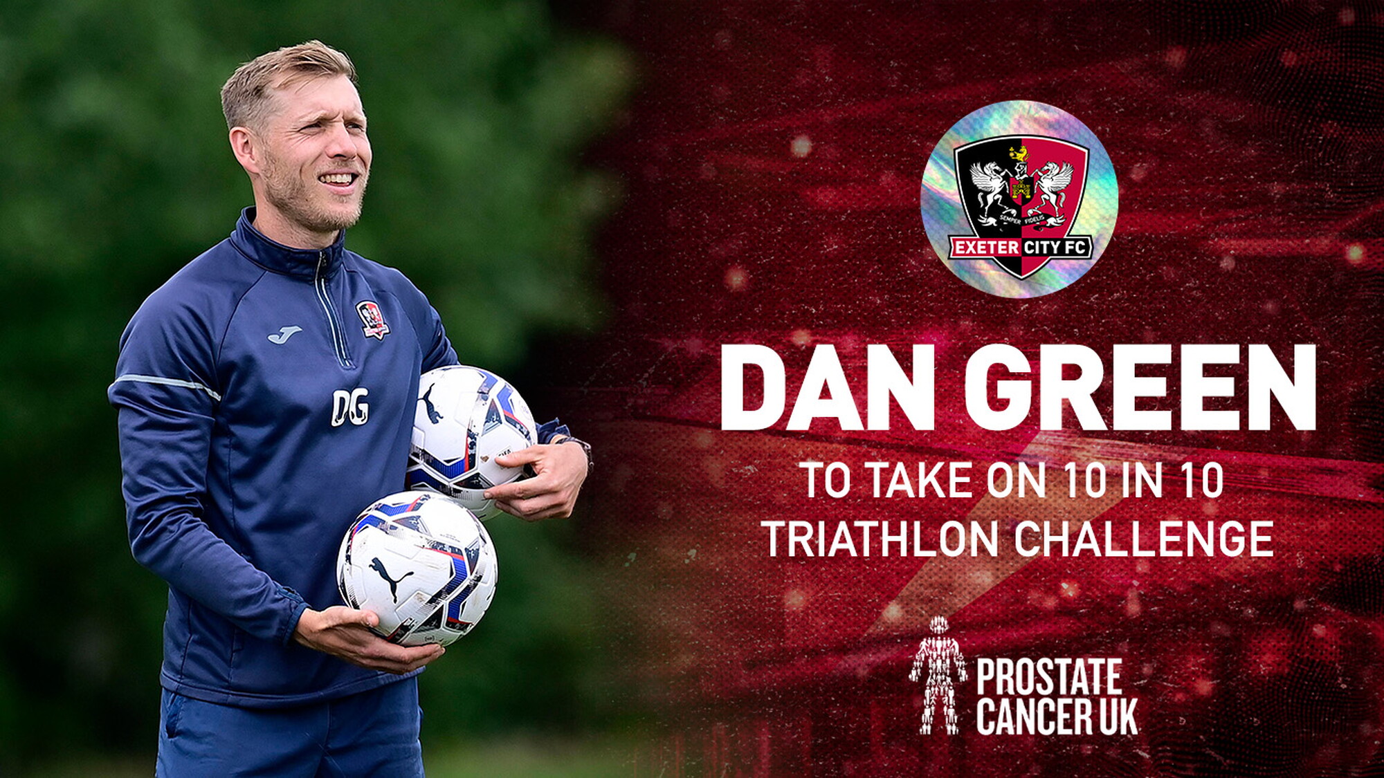📝 Dan Green to take on 10 in 10 triathlon challenge for Prostate Cancer ...