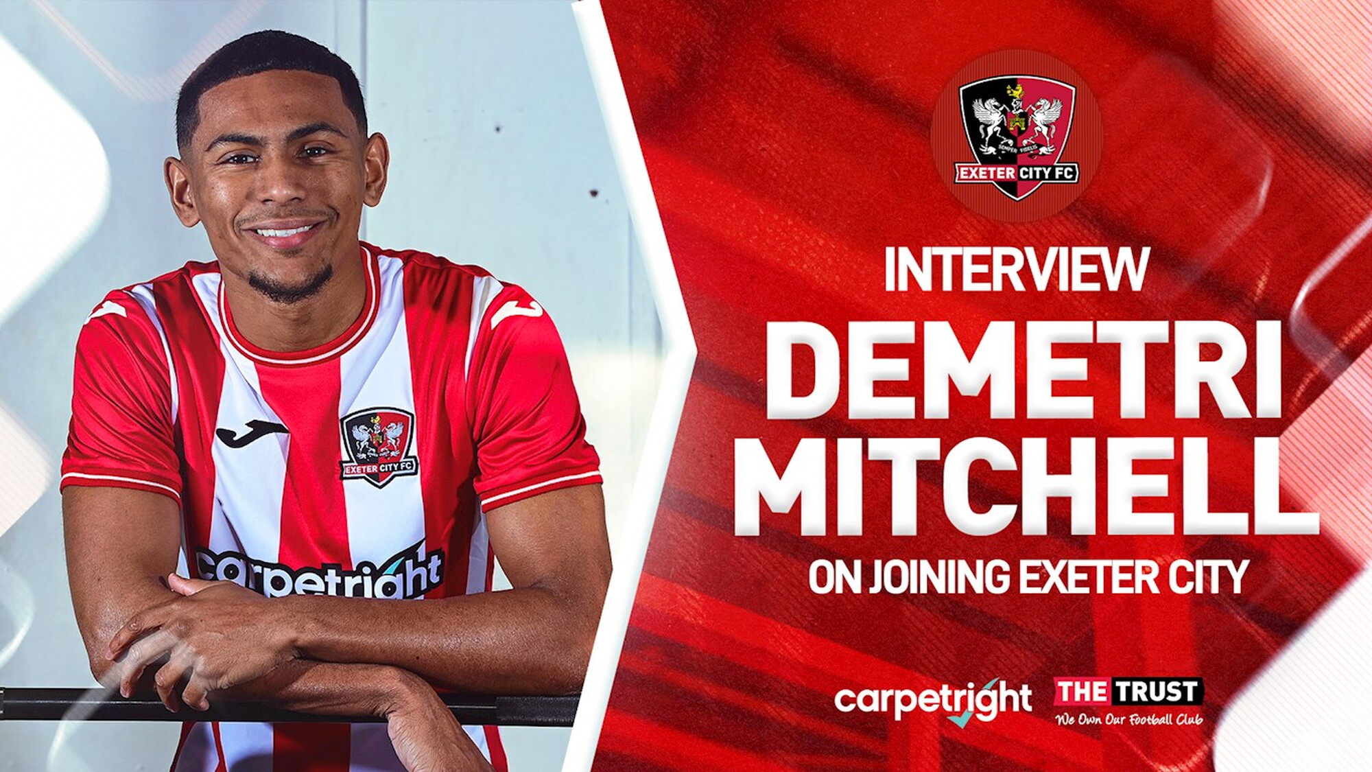 💬 Demetri Mitchell on signing for City | Exeter City F.C.