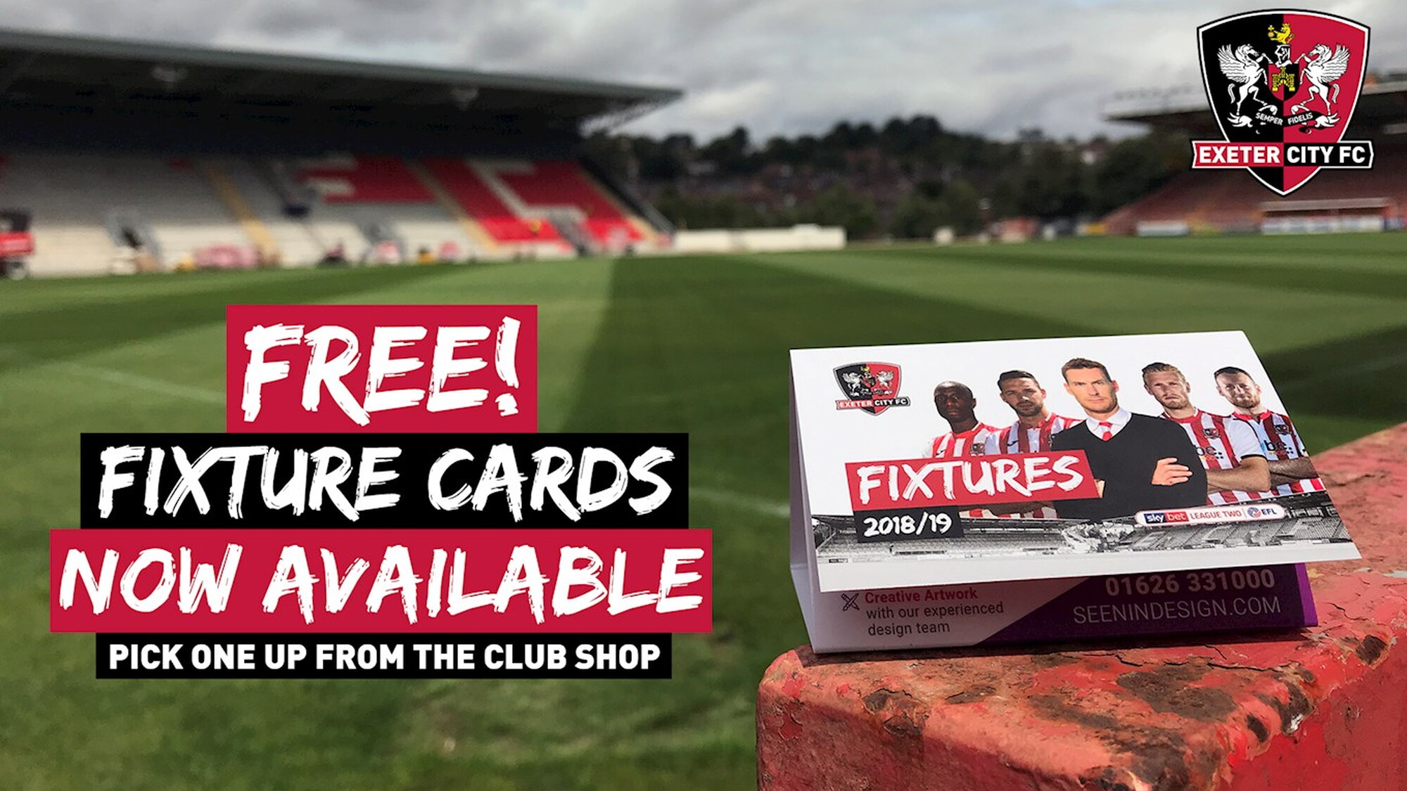 🗓 FREE Fixture cards now available | Exeter City F.C.