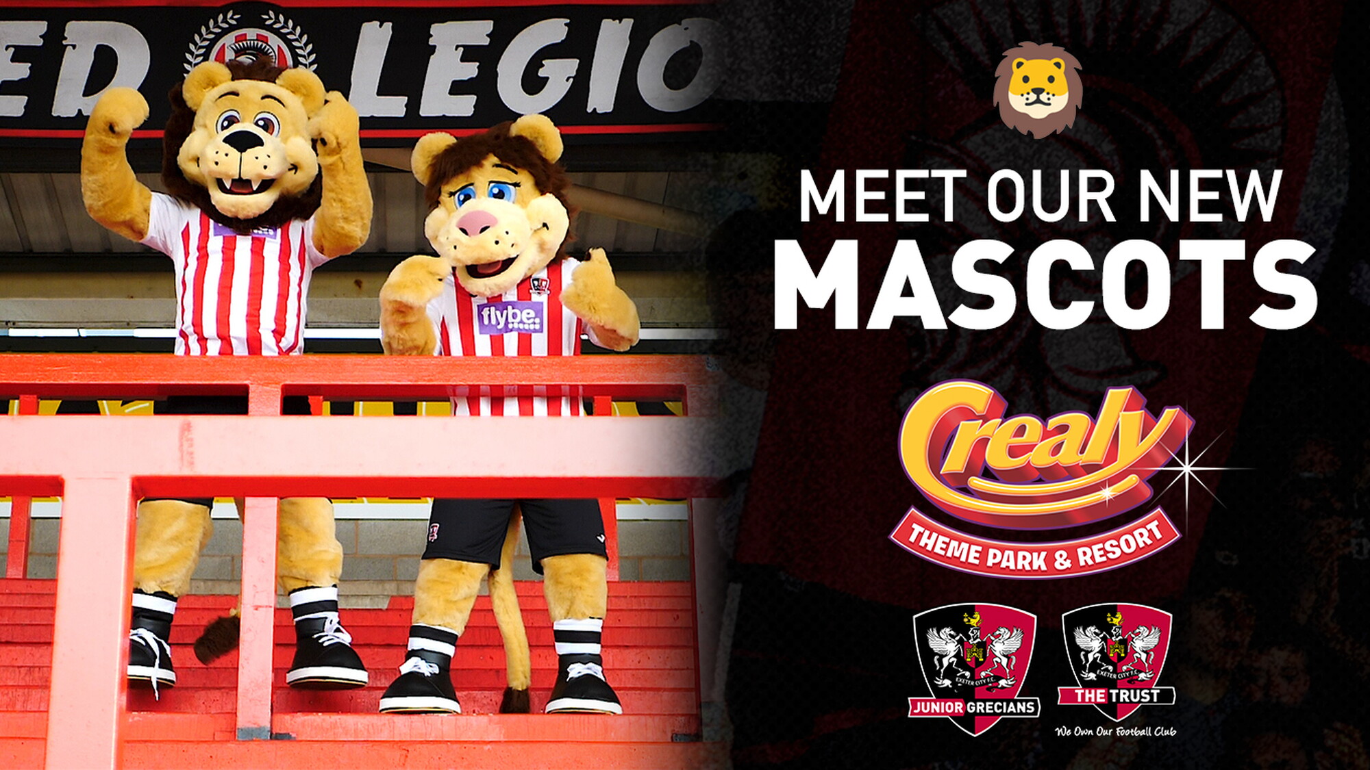 🦁 Meet our NEW Mascots | Exeter City F.C.