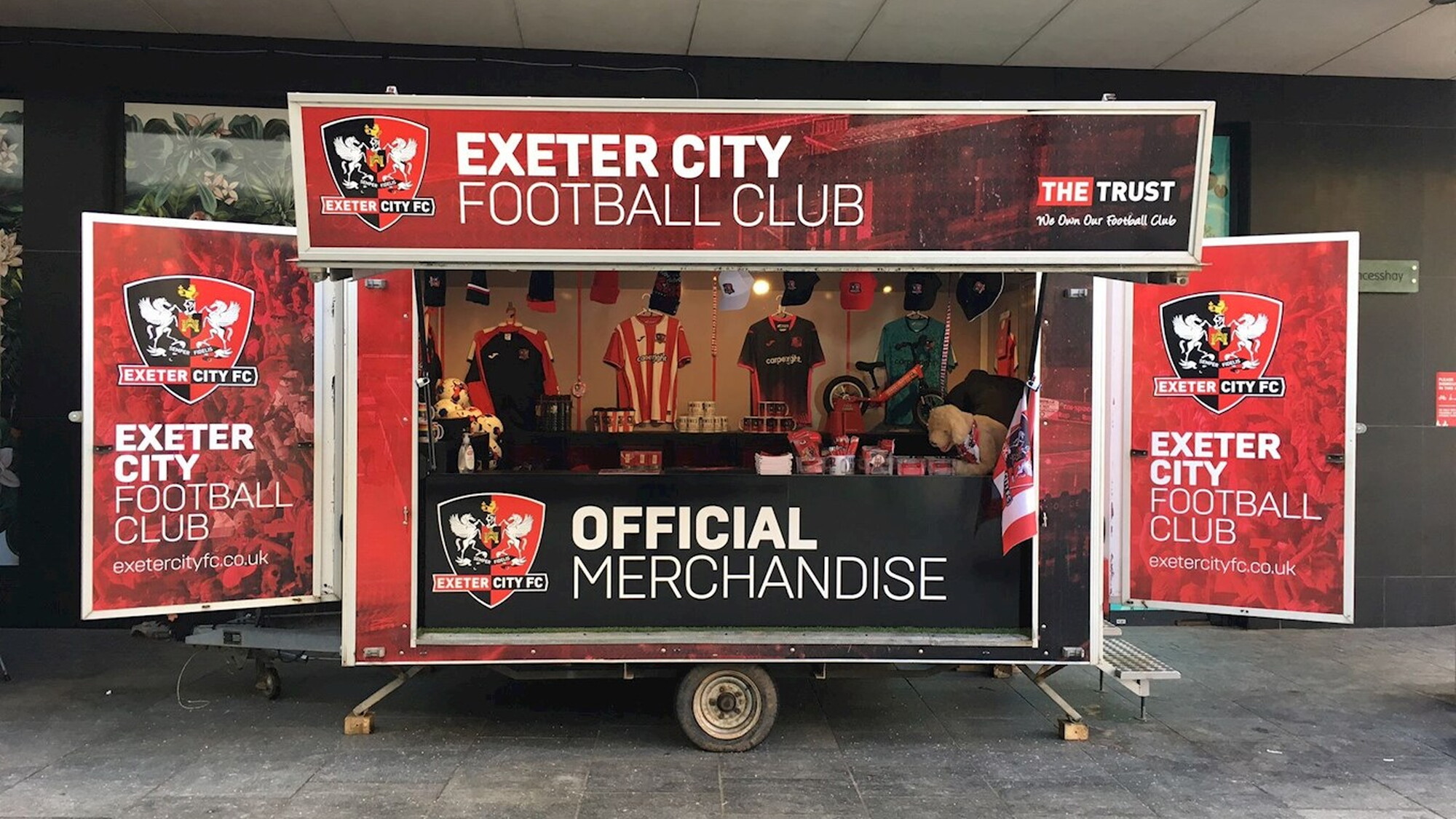Club shop and ticket office closed today | Exeter City F.C.