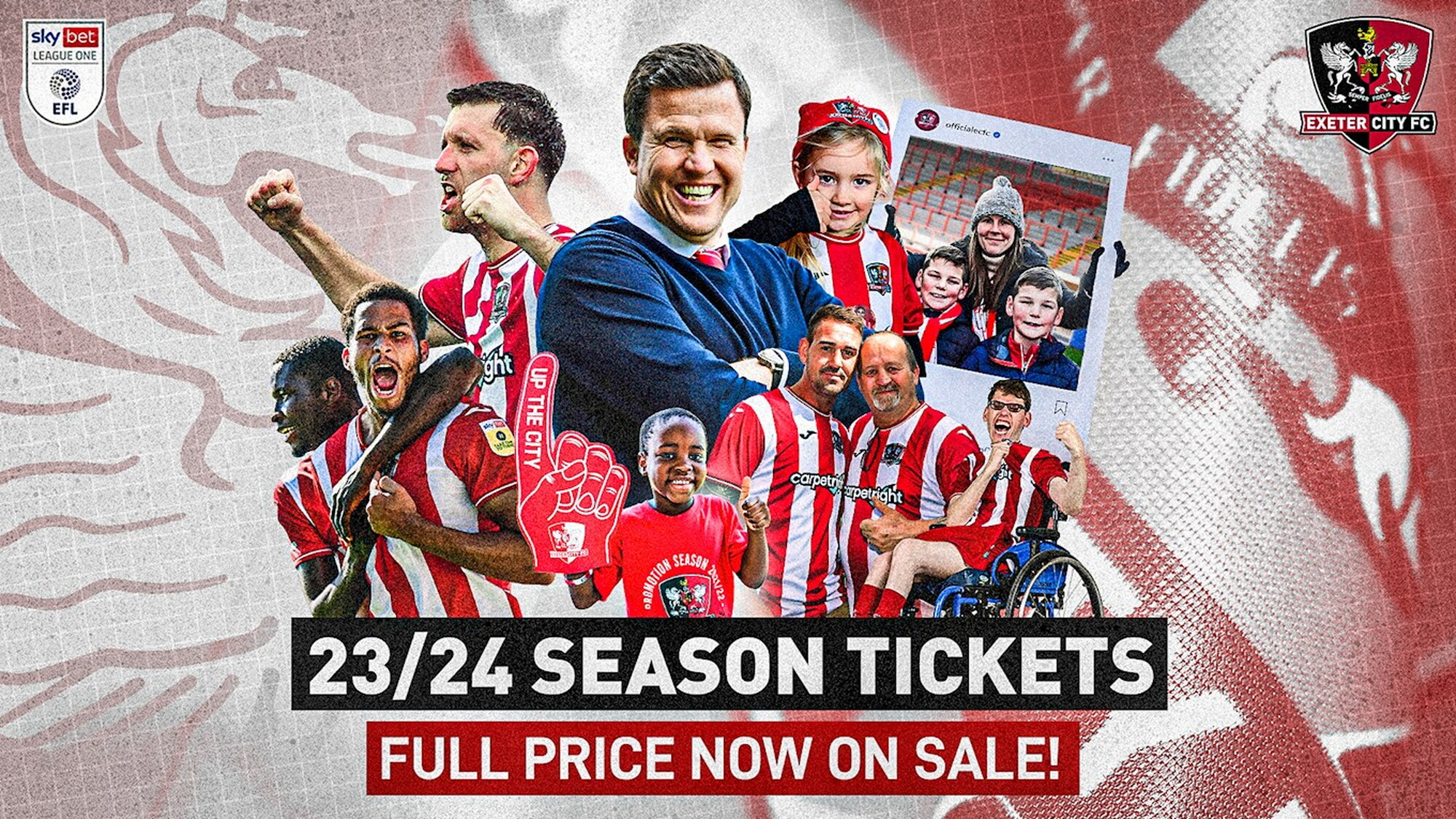 🎟️ Season tickets now available for collection | Exeter City F.C.