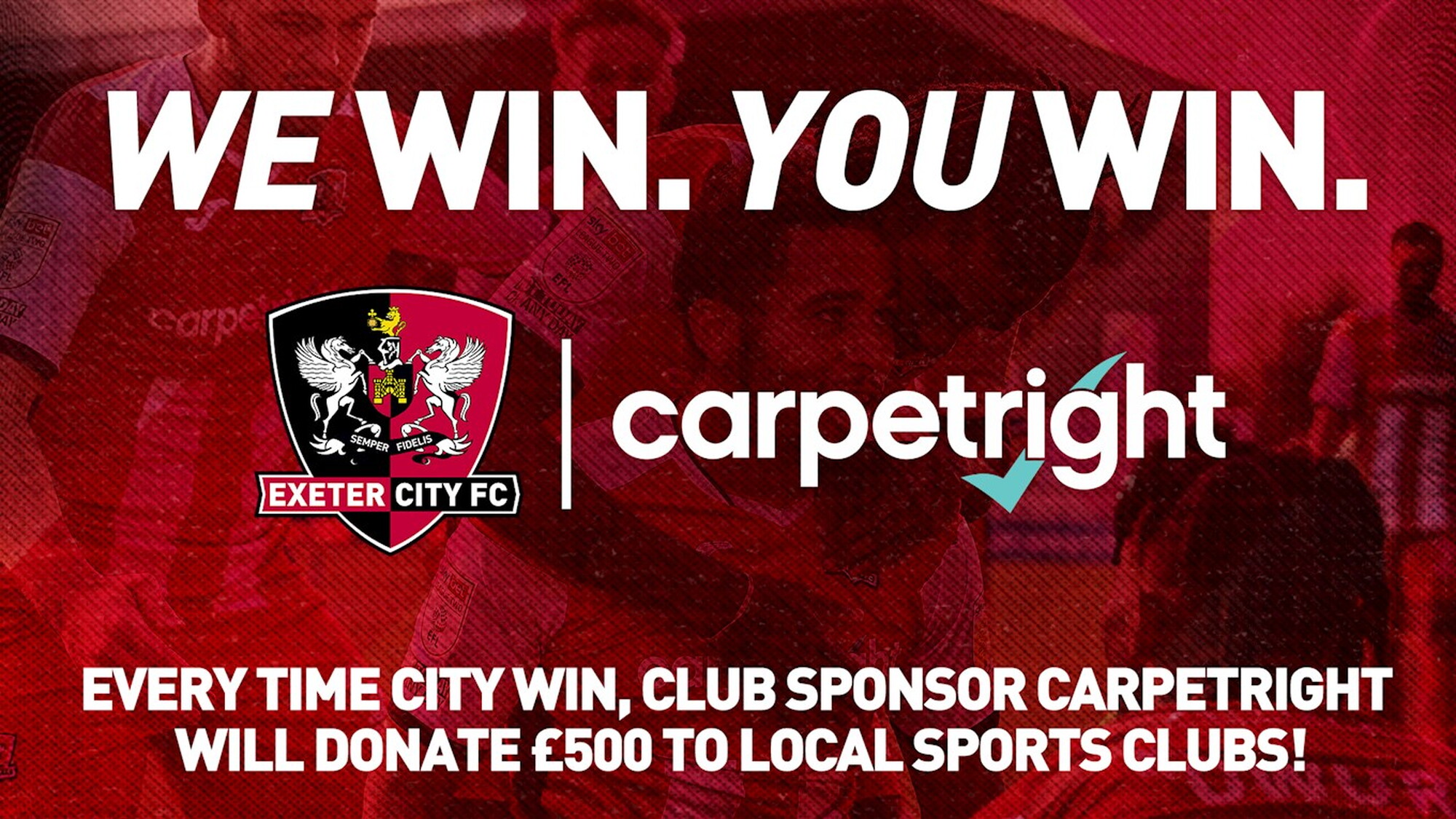 📝 Tiverton under-9s are the latest 'We Win, You Win' winners! | Exeter ...