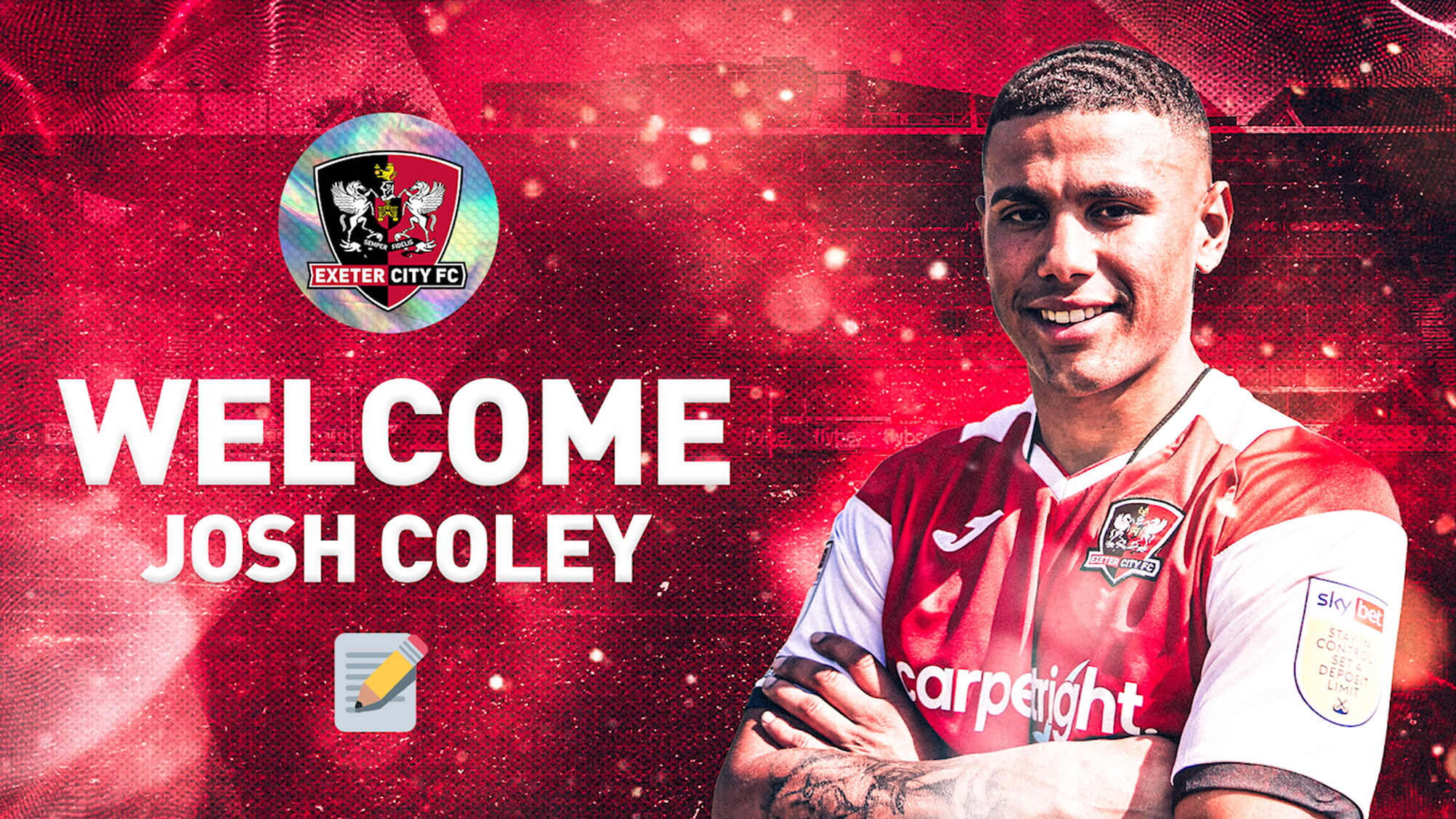 ️ Josh Coley signs for Exeter City | Exeter City F.C.