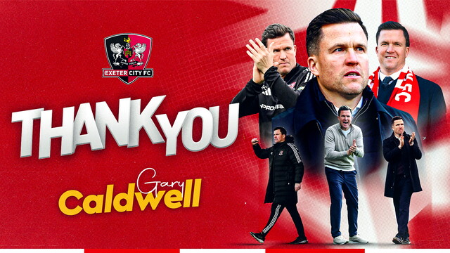 Gary Caldwell leaves role as Exeter City Manager | Exeter City F.C.